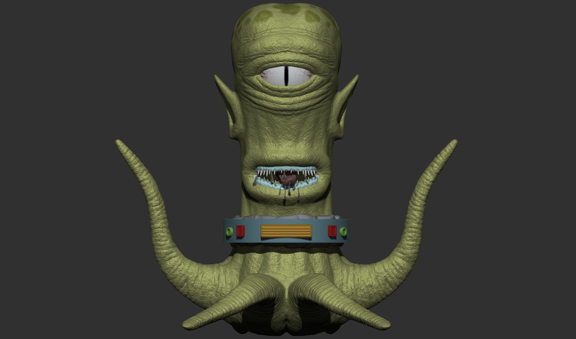 ArtStation - Kang or Kodos realistic.