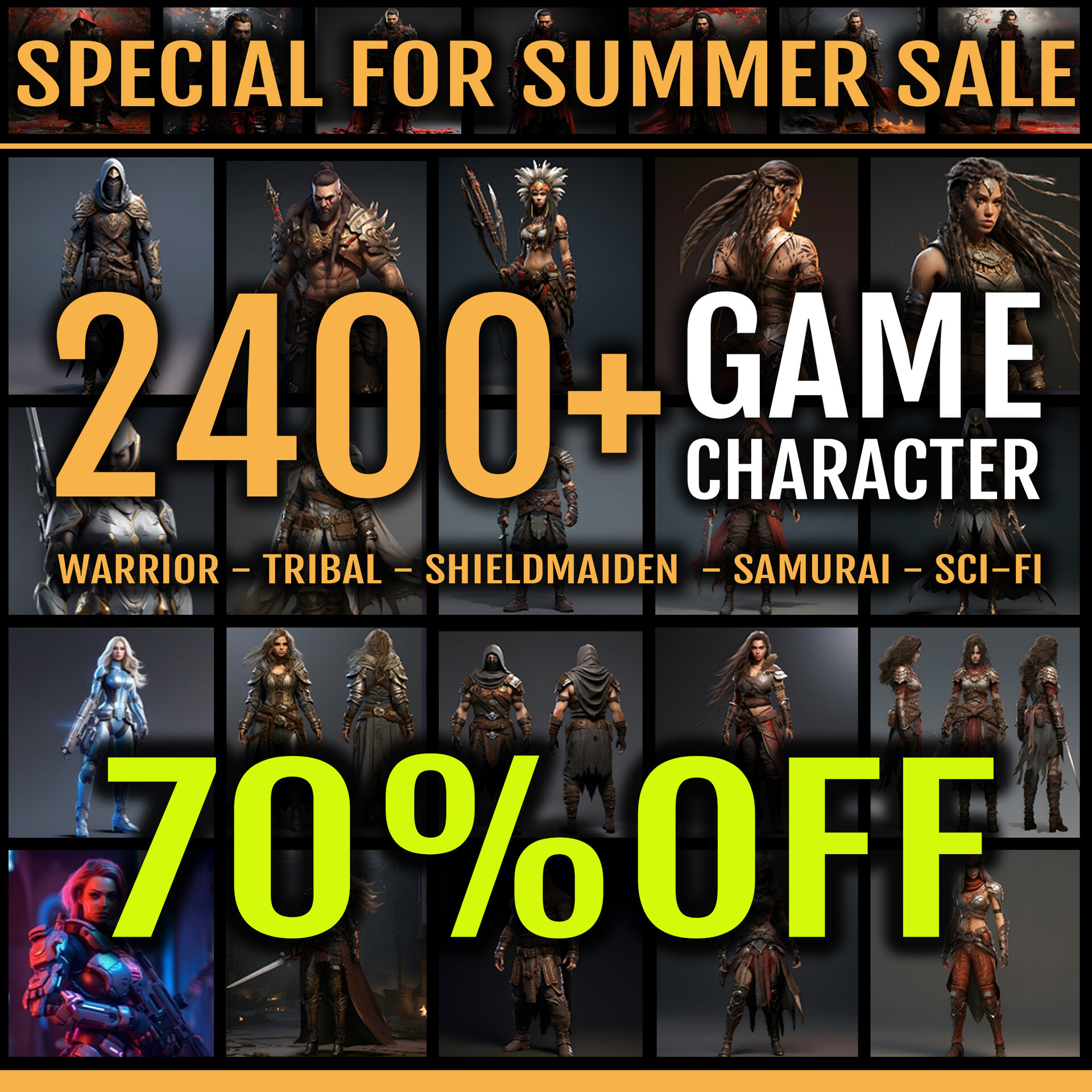 ArtStation - 2400+ Game Character MEGA Pack References