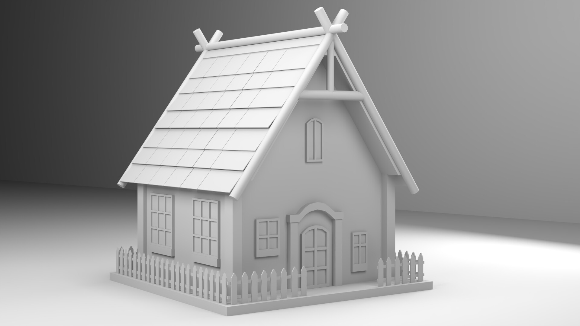 ArtStation - Stylized House Model without textures