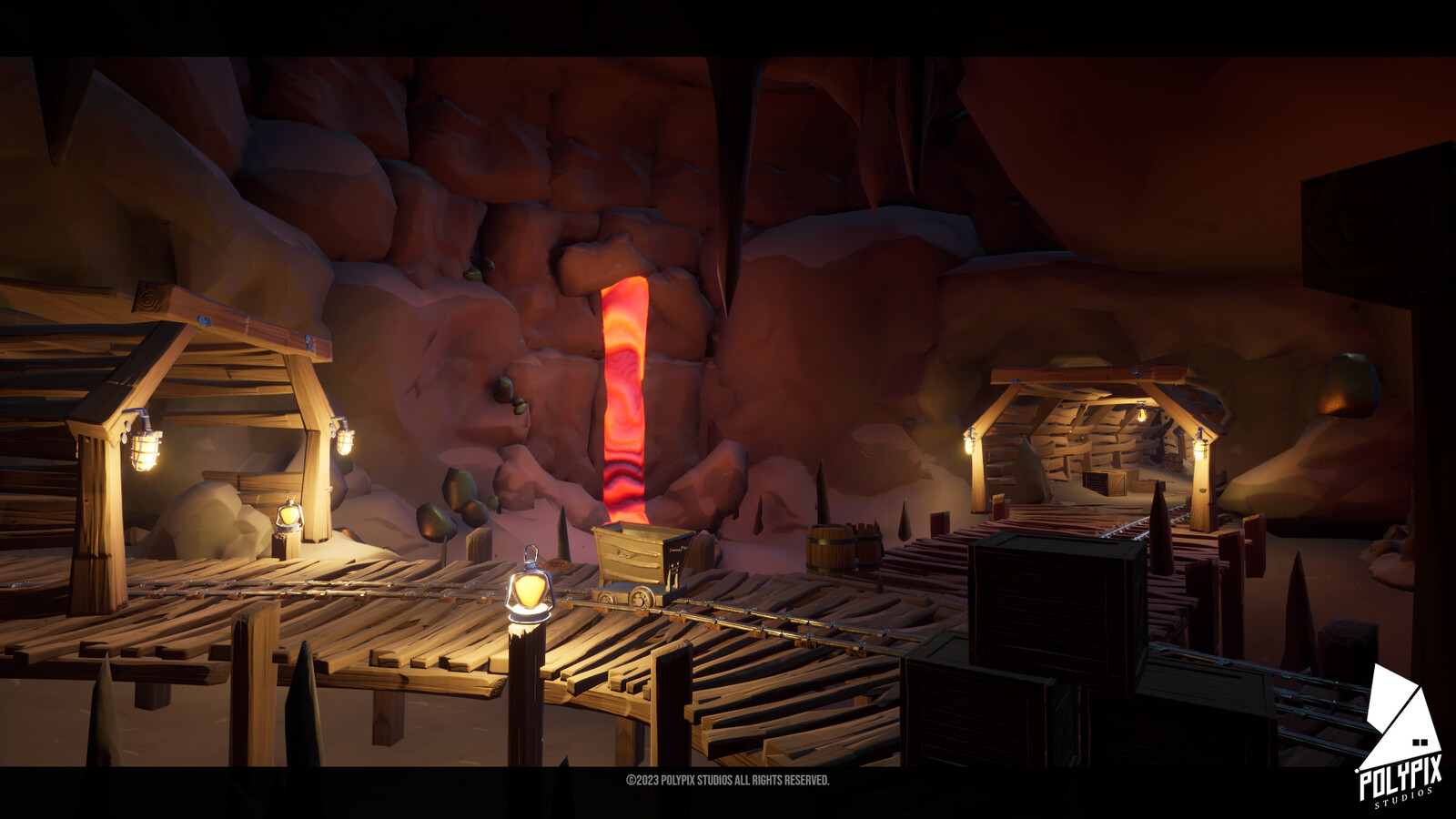 POLYPIX STUDIOS - Polypix Studios - Stylized Mine Shaft