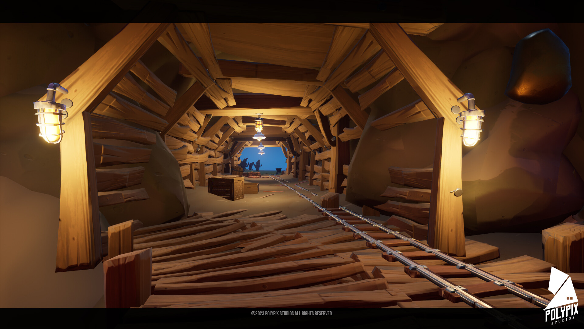 POLYPIX STUDIOS - Polypix Studios - Stylized Mine Shaft