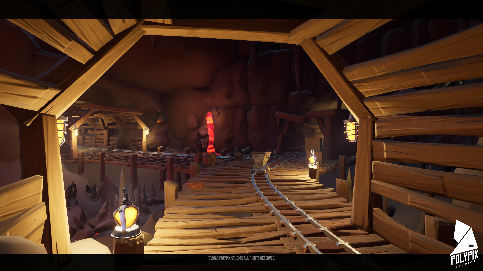 POLYPIX STUDIOS - Polypix Studios - Stylized Mine Shaft