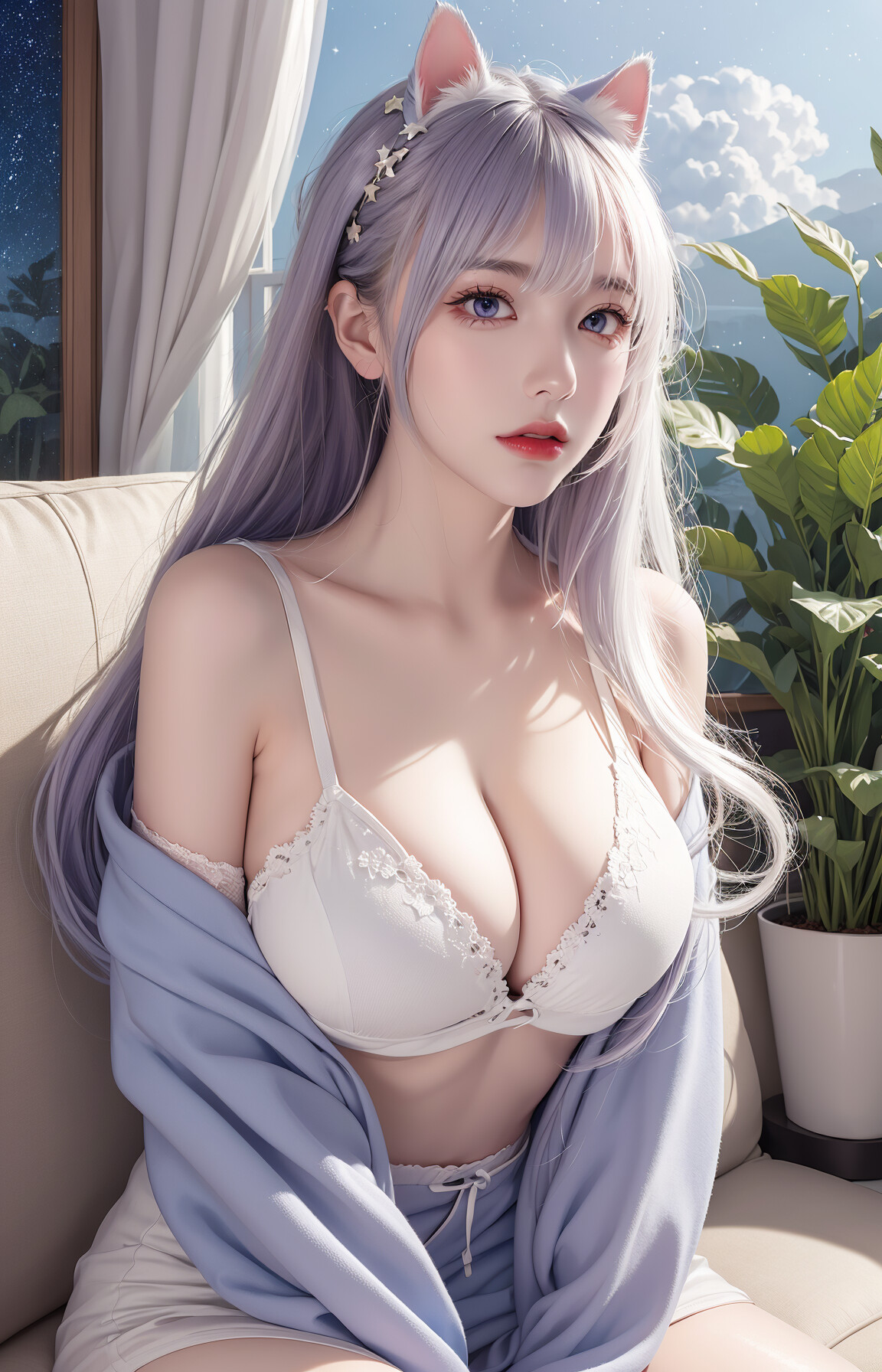 ArtStation - AI Art Cat Girl AI Art Portfolio