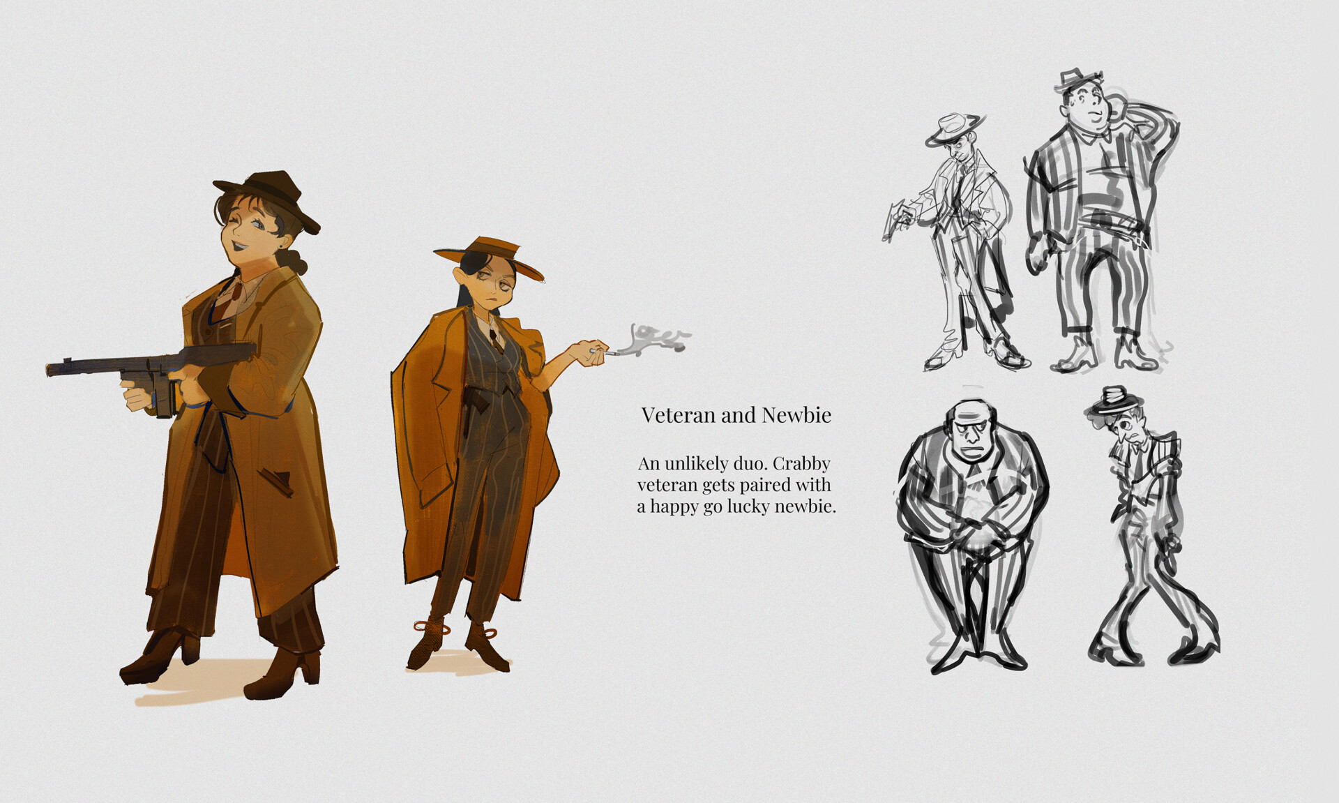 ArtStation - Mobster Duo