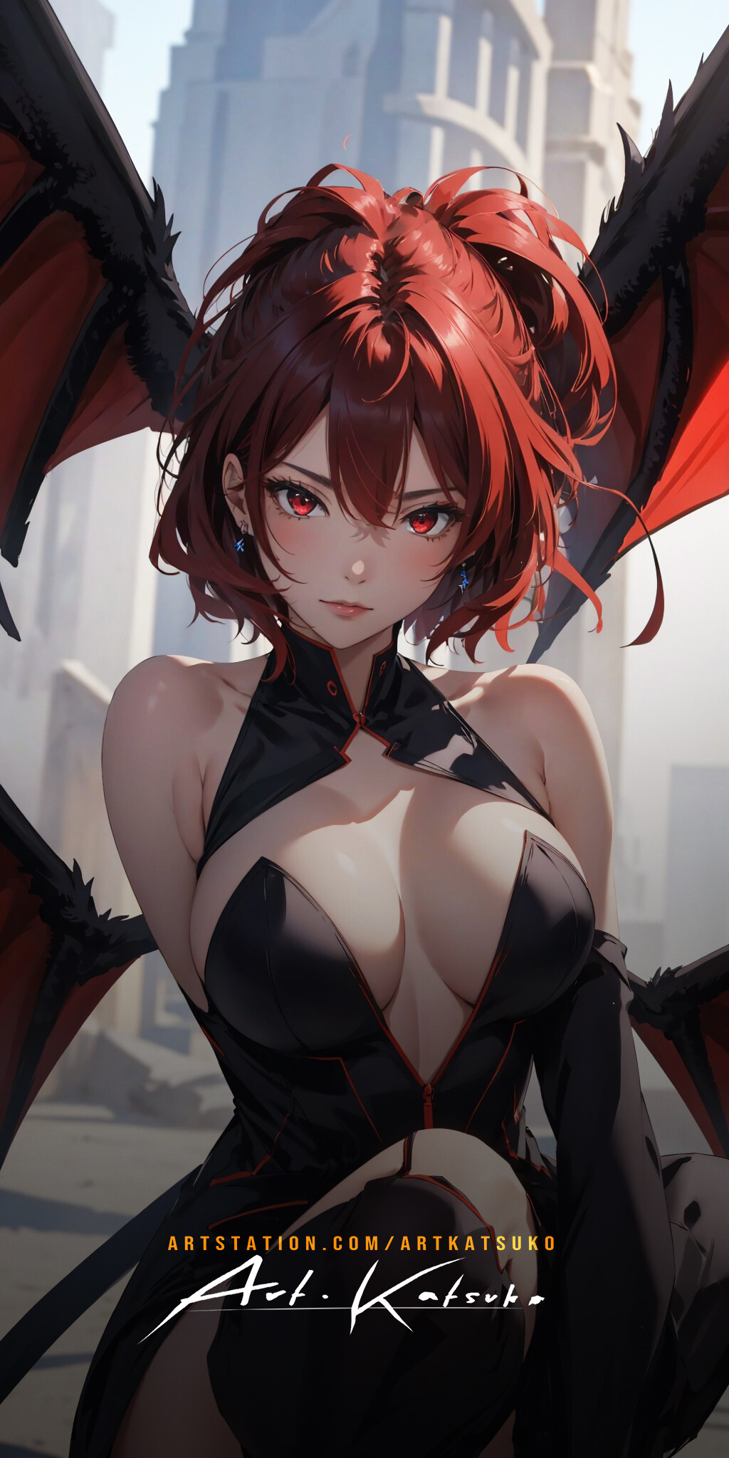 ArtStation - dragon girl