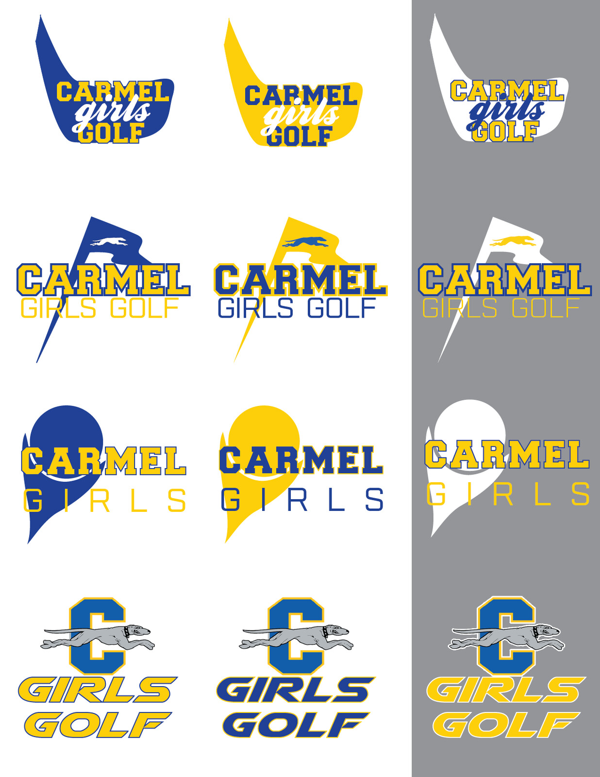 Katherine Najjar - Carmel Girls Golf Logos