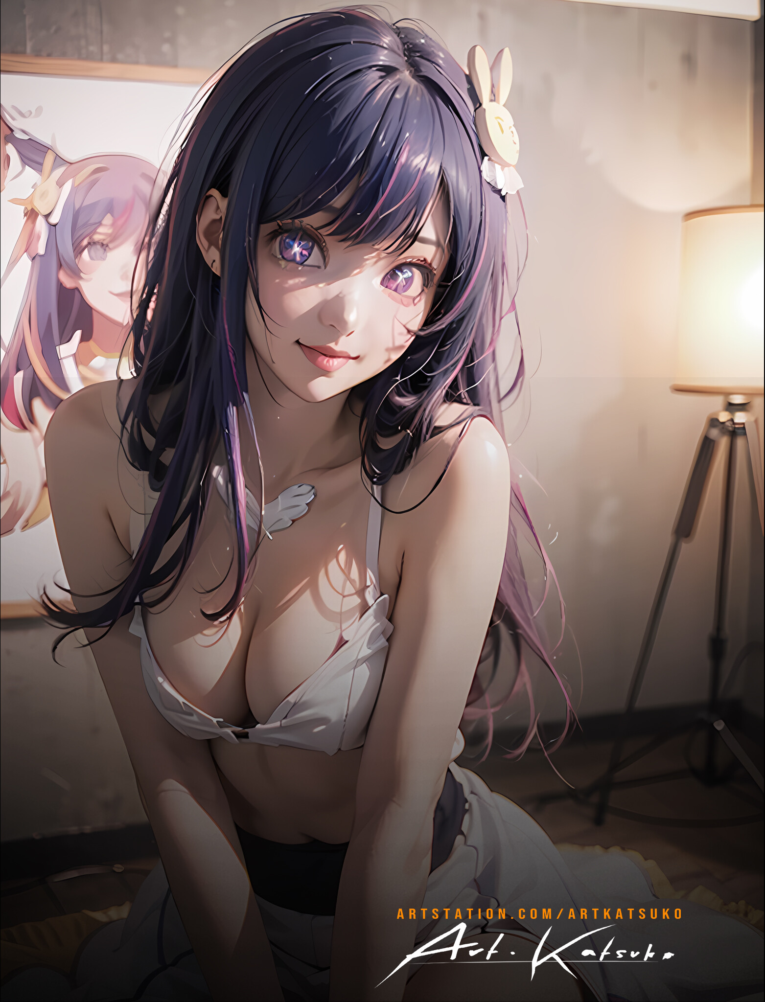 ArtStation - Oshi no Ko, Ai Hoshino.