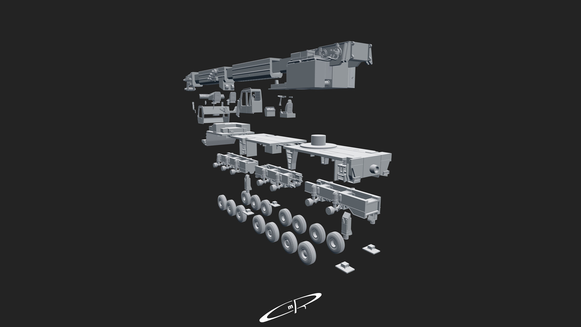 ArtStation - KRUPP KMK 7300 for 3d print