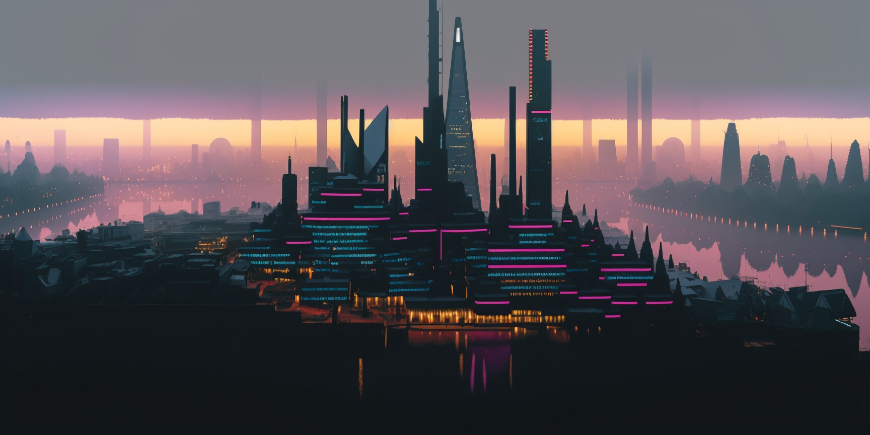 Cyberpunk Skyline