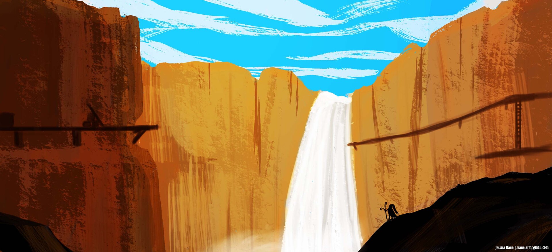 ArtStation - Waterfall Dwellers