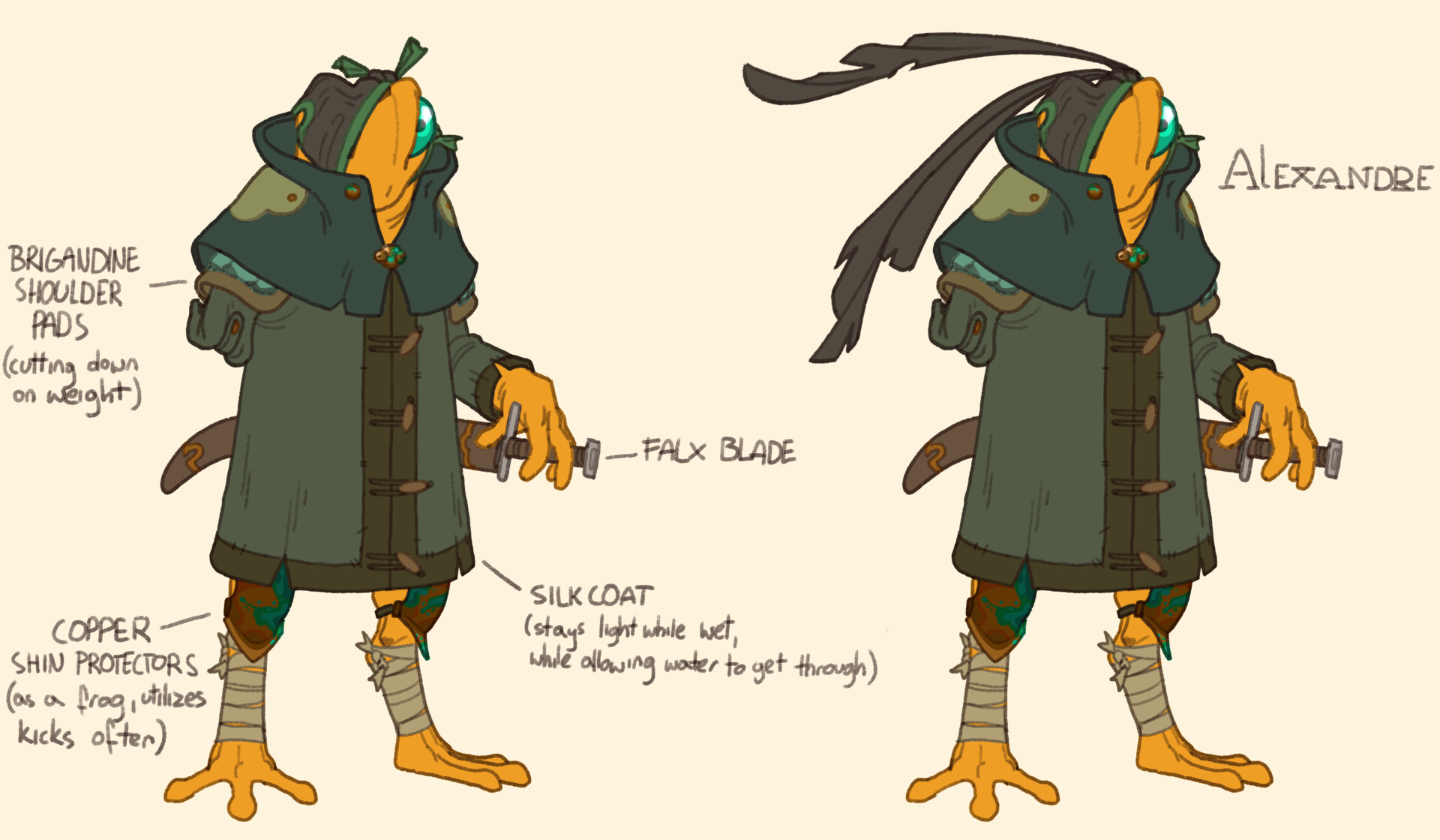 ArtStation - Tournesol secondary cast character design