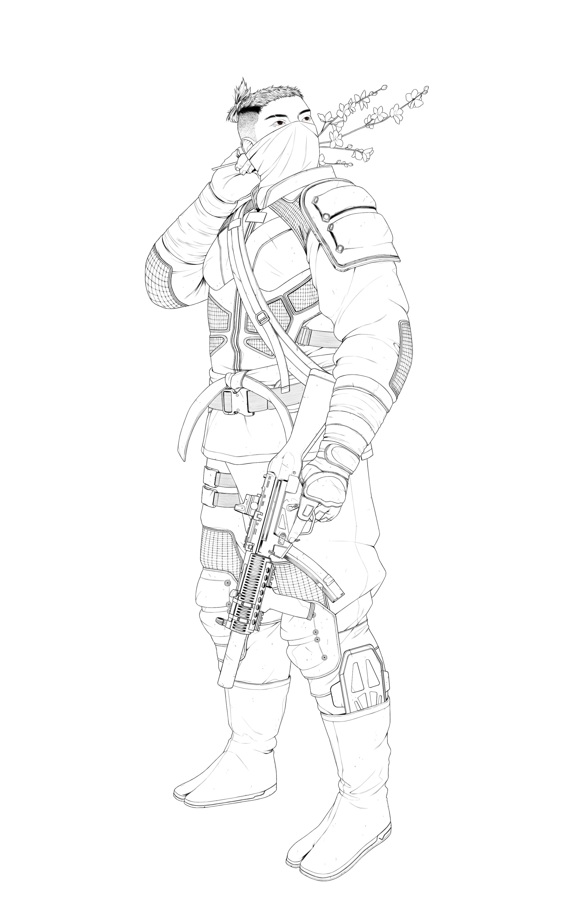 OjiiSan - [R6S] Elite Echo fanart