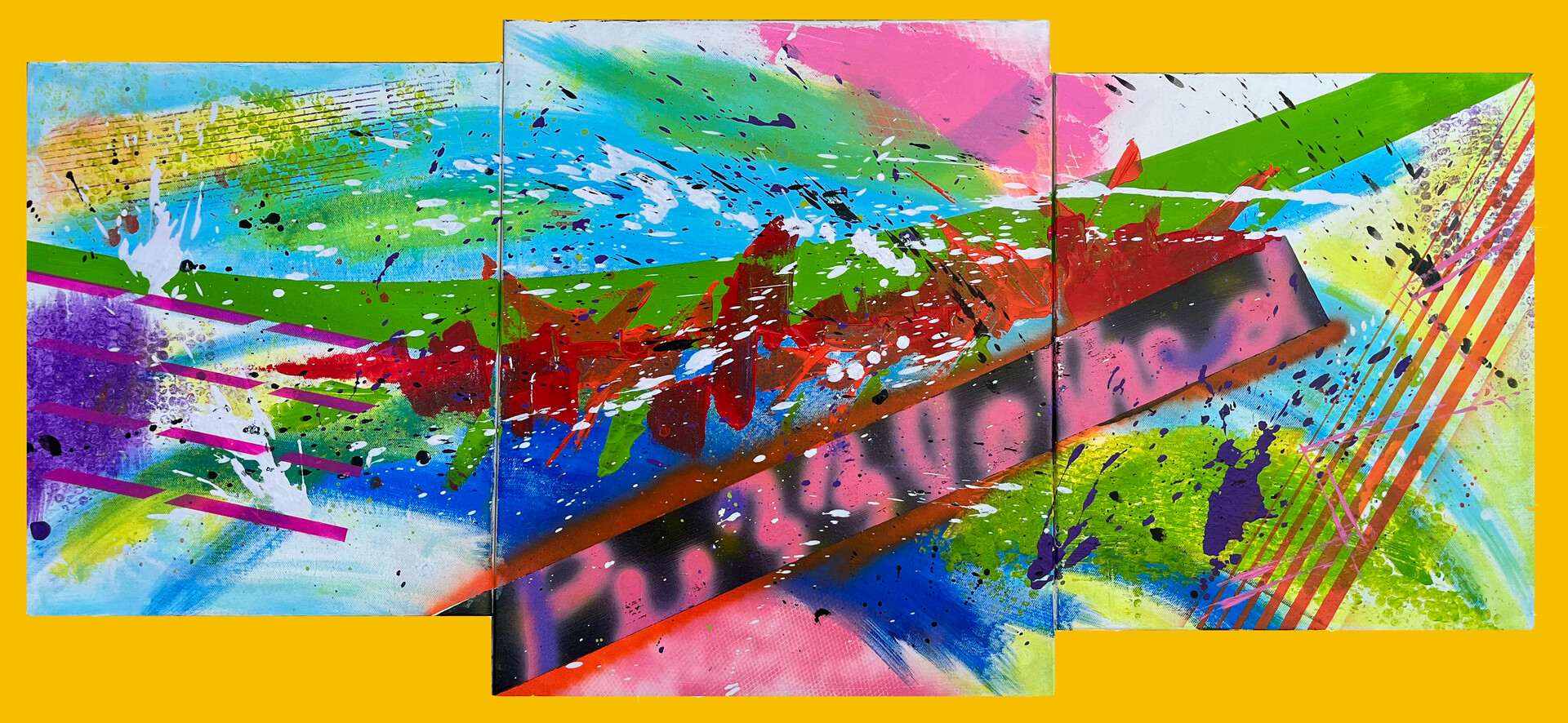 Cyber Tech City - Abstract paintings