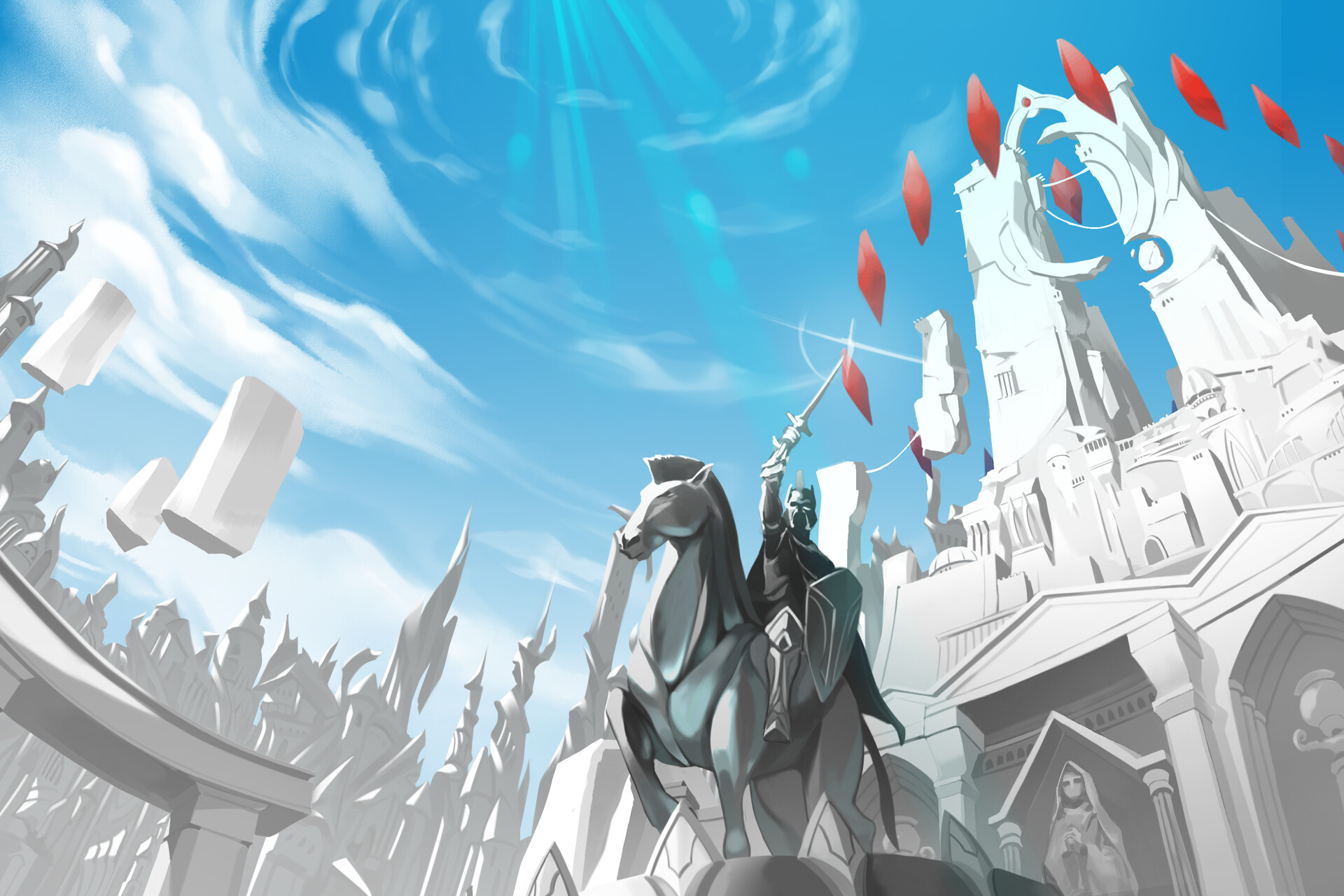 ArtStation - fantasy world view 2