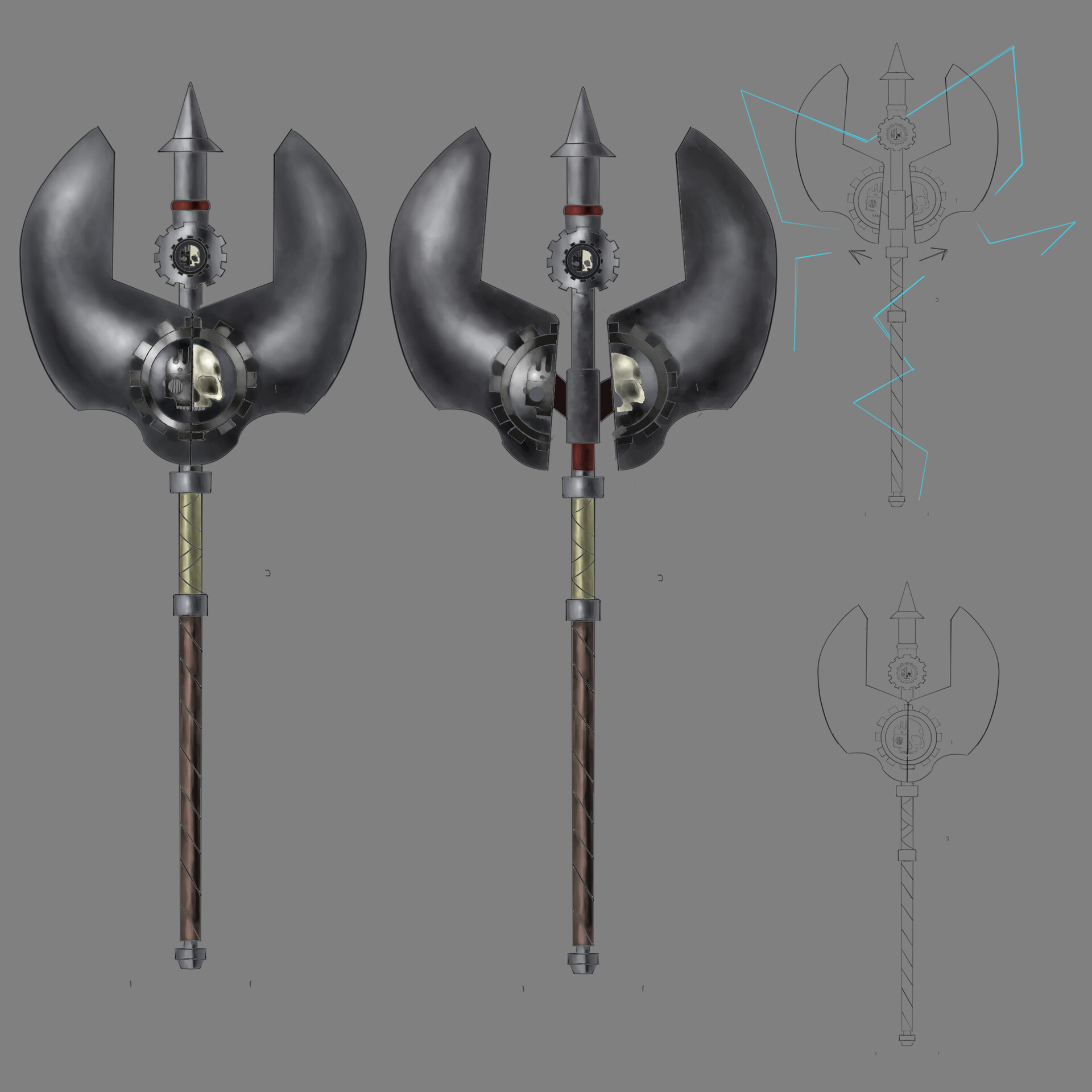 ArtStation - 40K Weapons