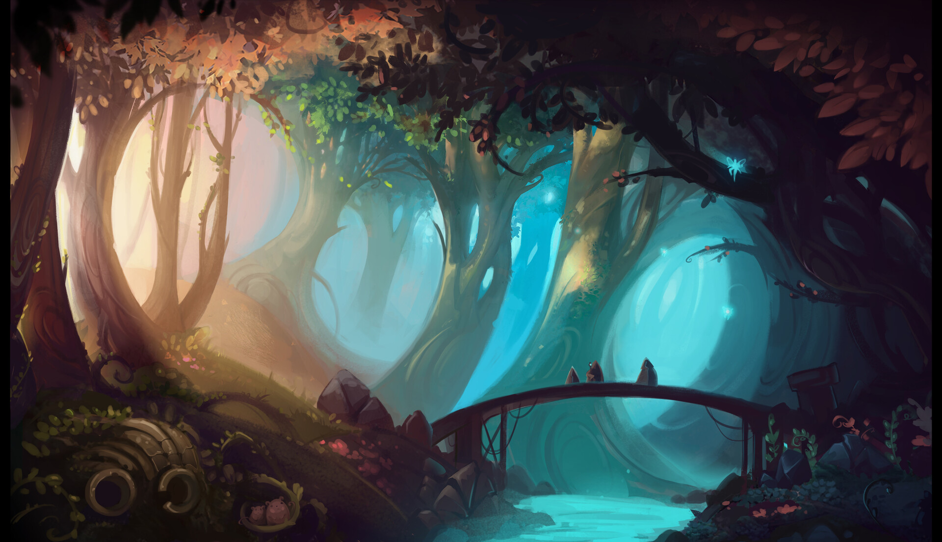 ArtStation - Magical forest