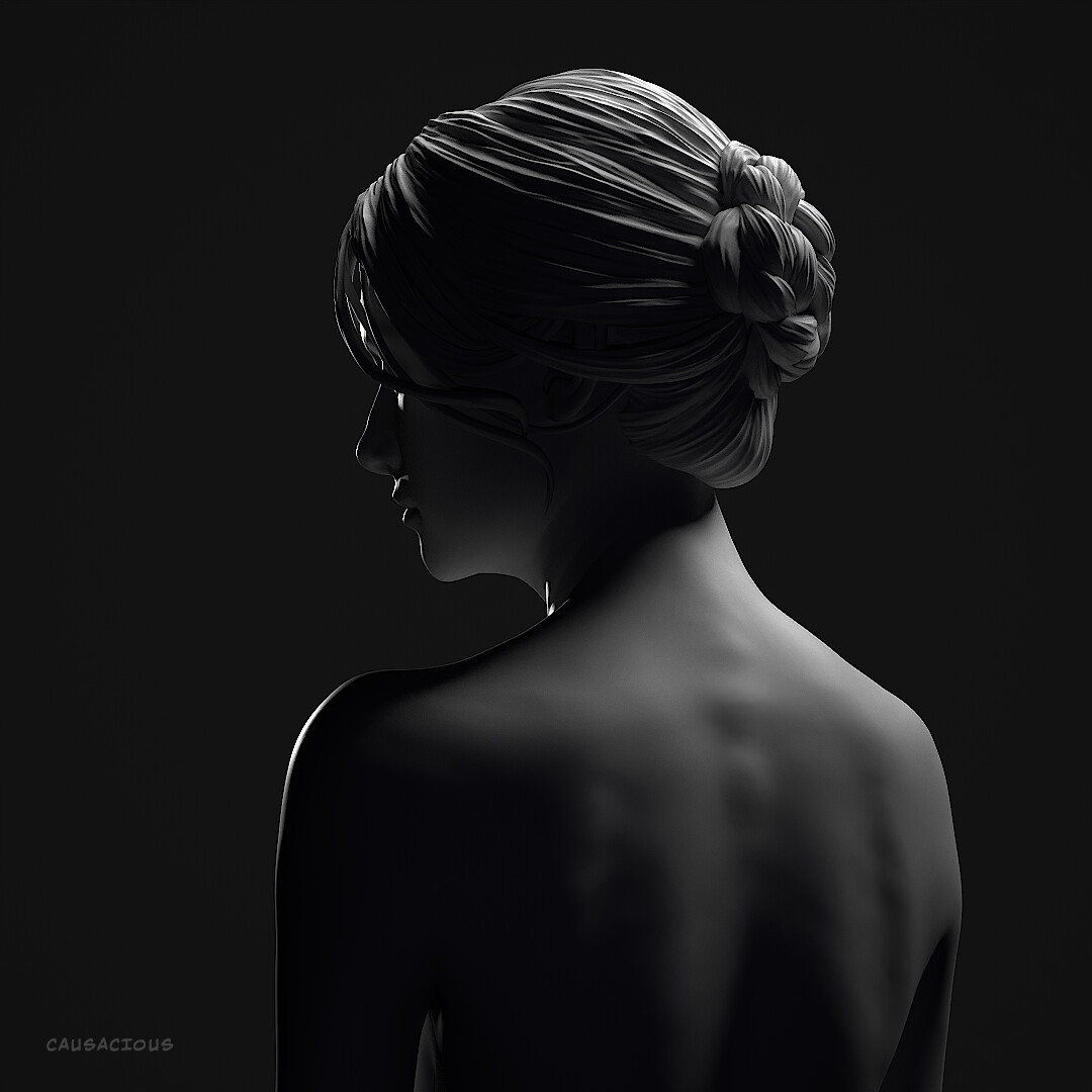 ArtStation - Lady in Shadow
