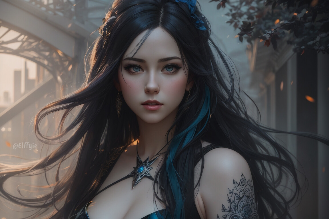 Elfyie - Dark Hair Beauty