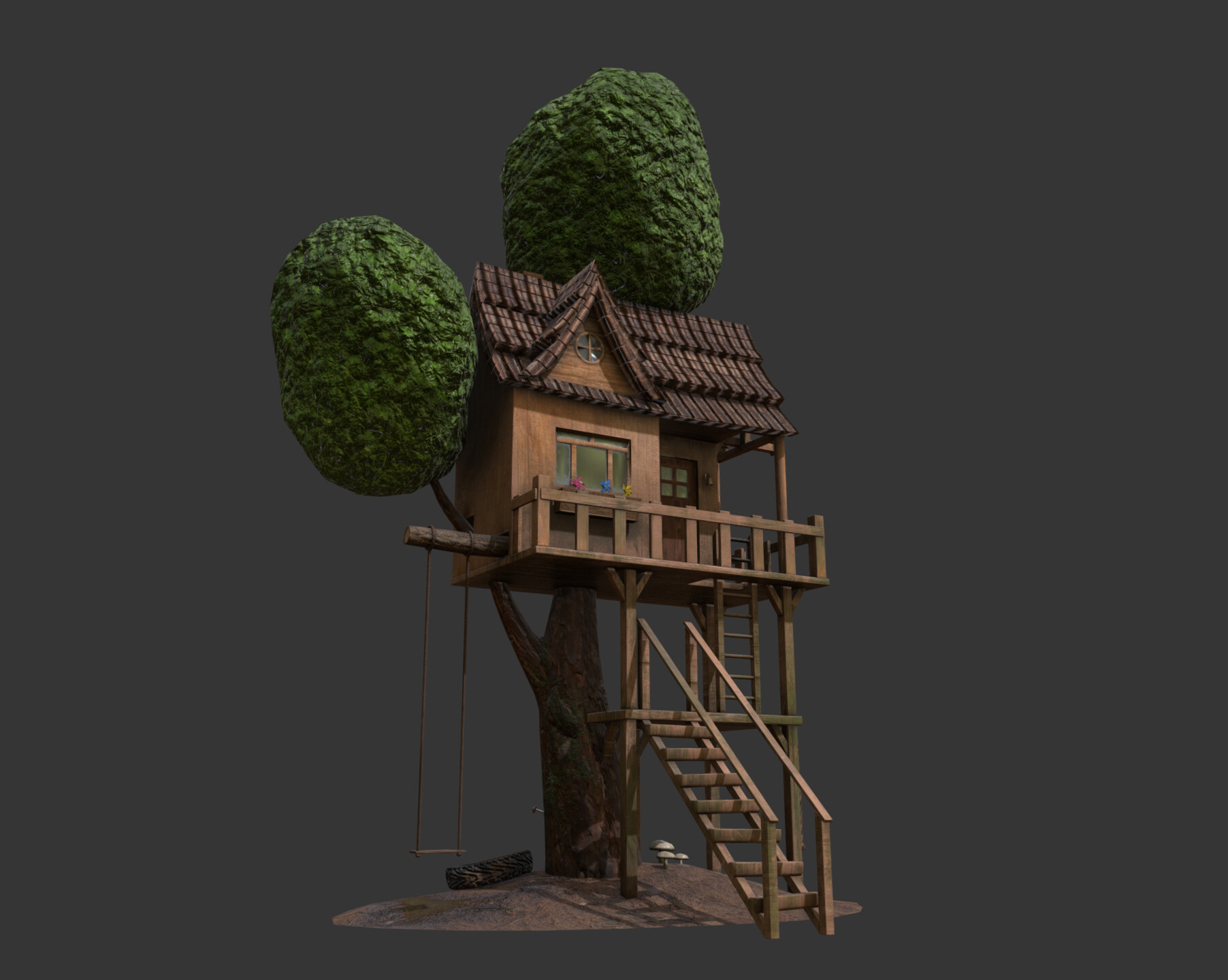 ArtStation - Treehouse 3D Asset