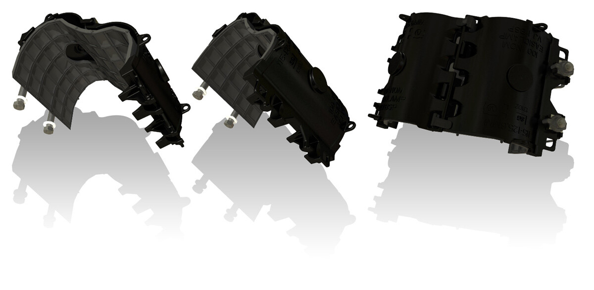 ArtStation - Client work - industrial plumbing fittings