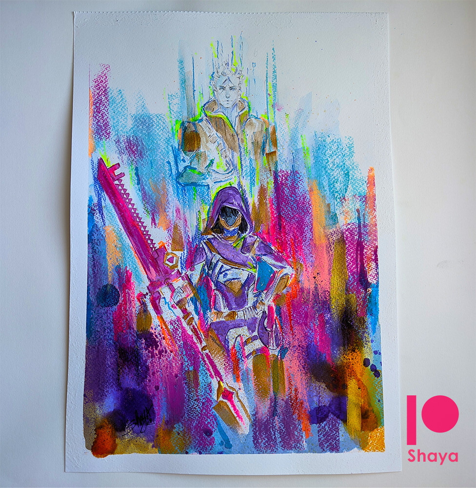 ArtStation - Commission - Luna and Asher