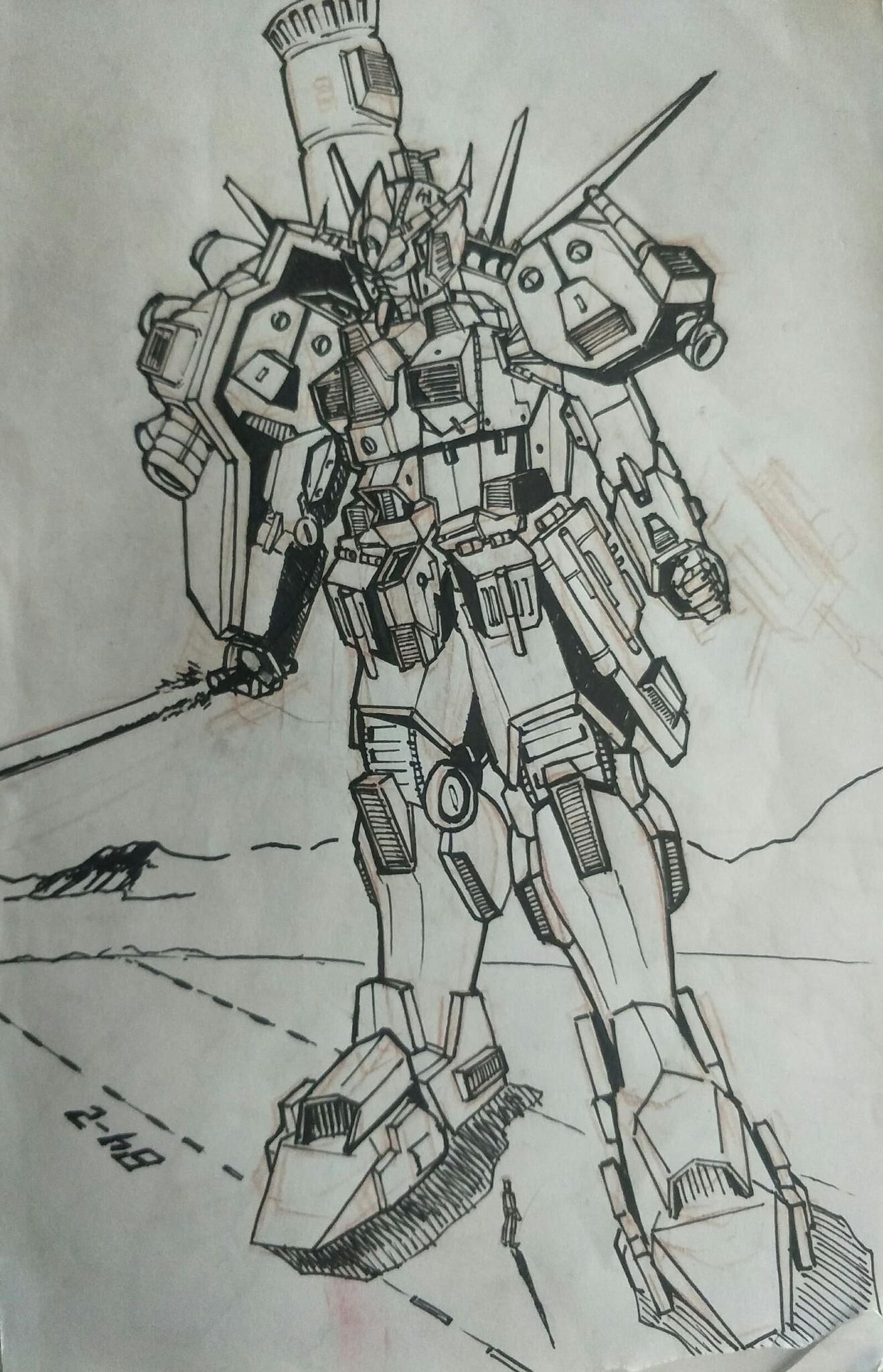 ArtStation - FIrst Mecha Works sketchpad (art2019)