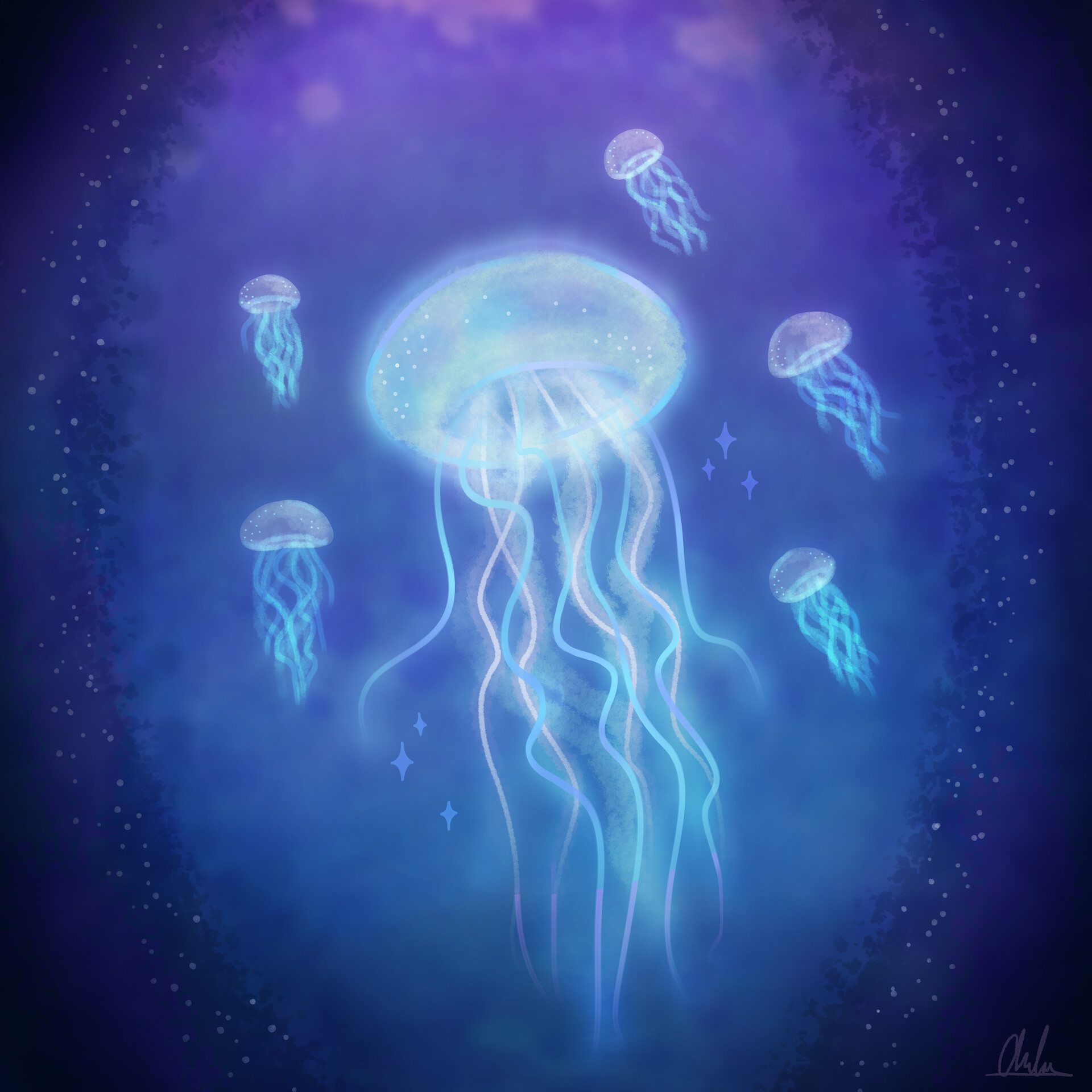 ArtStation - Magic Jellyfish