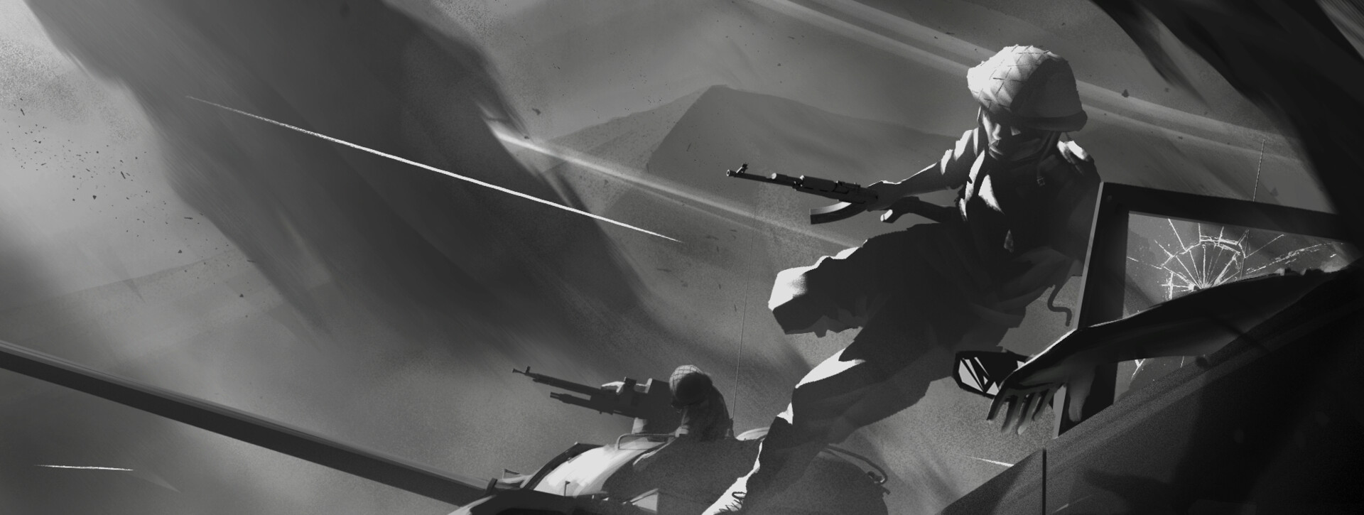 ArtStation - Storyboard - Army forward