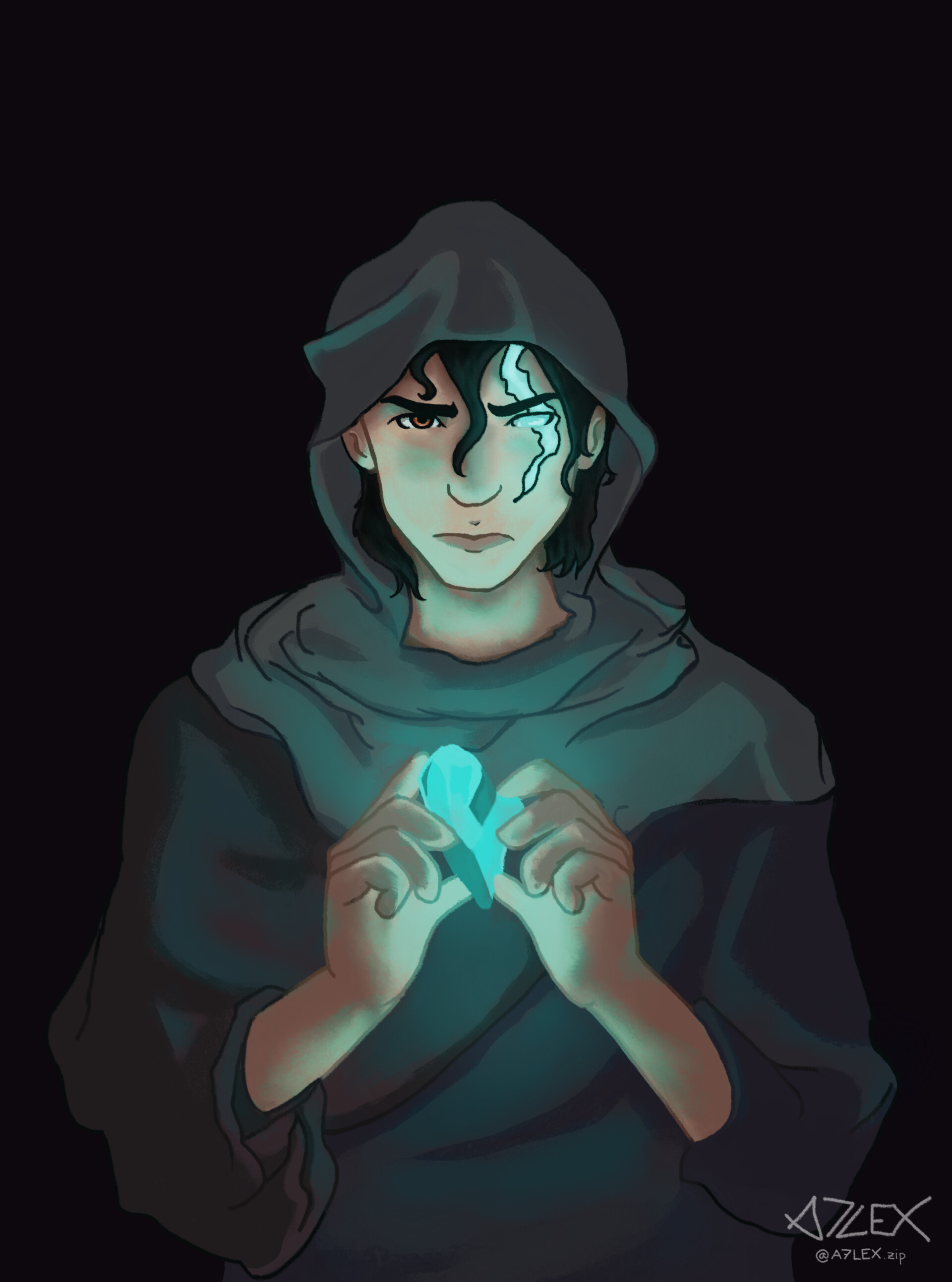 ArtStation - Character Concept Art - Crystal Magic