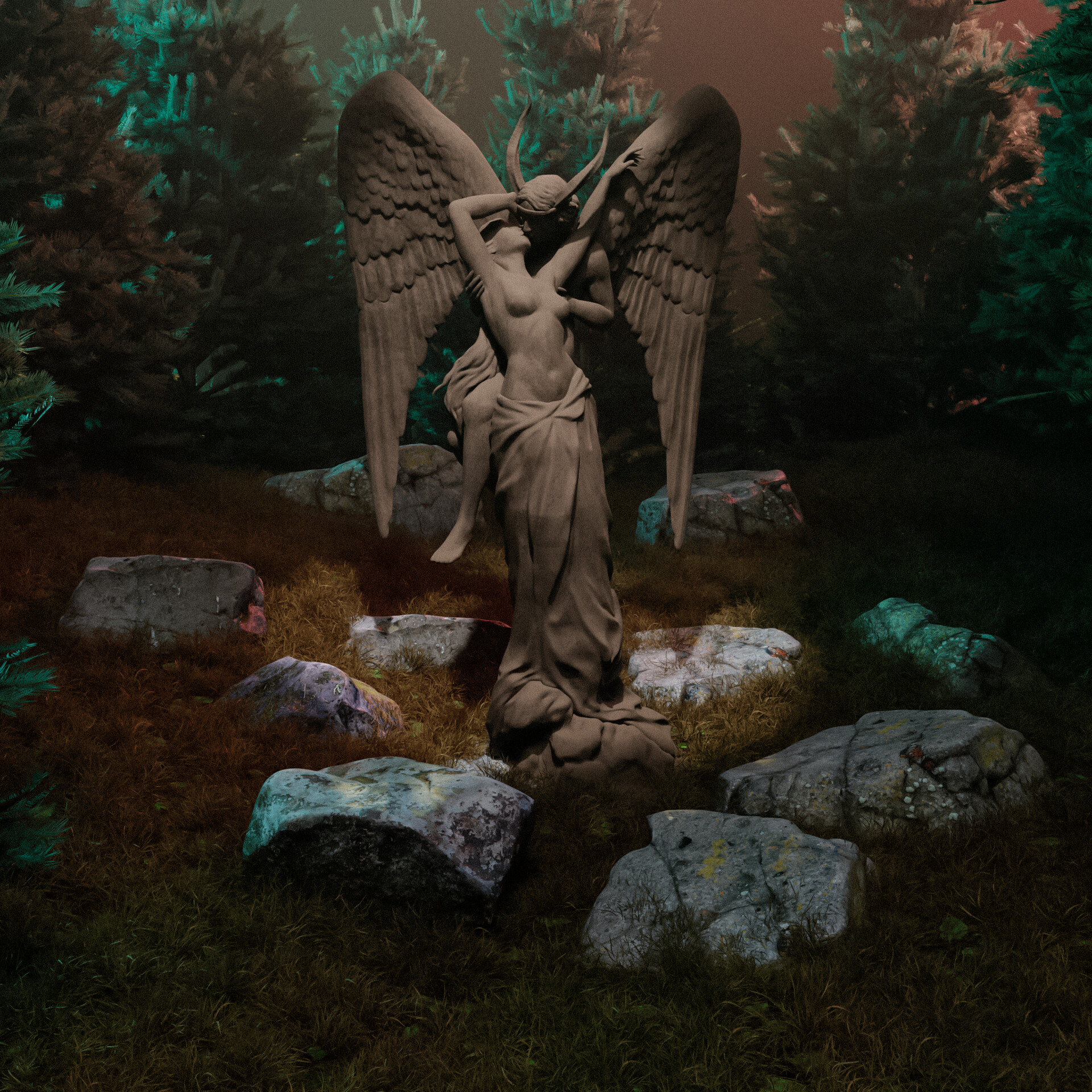 ArtStation - Petrified kiss