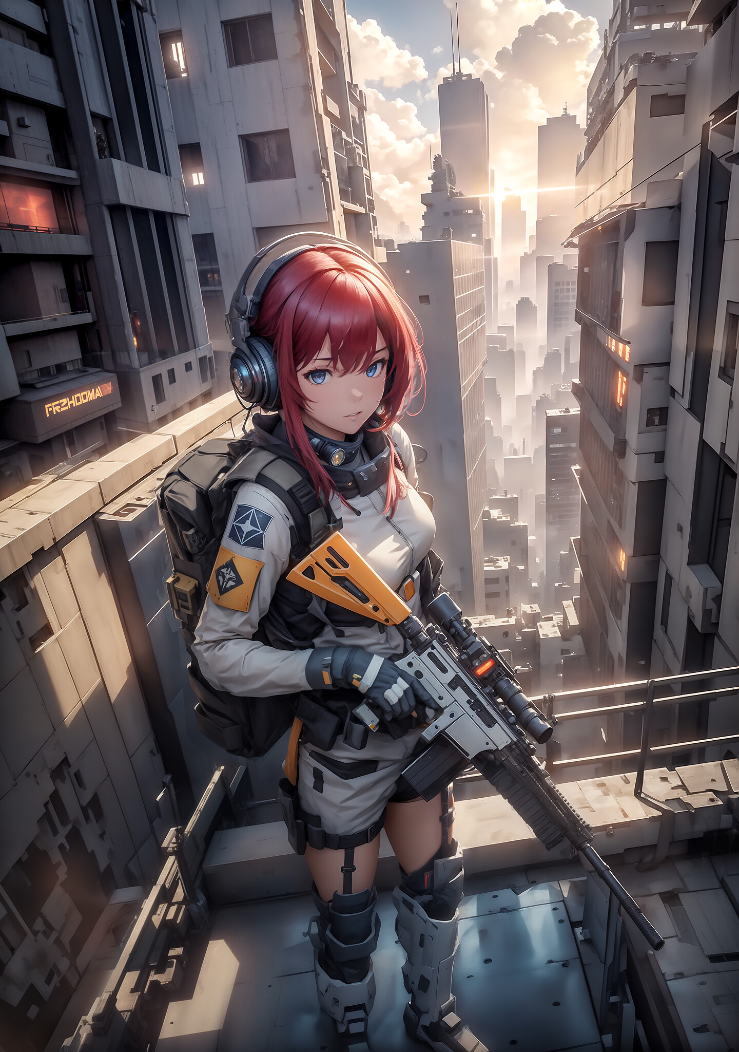 ArtStation - #AIGC Girl sniper