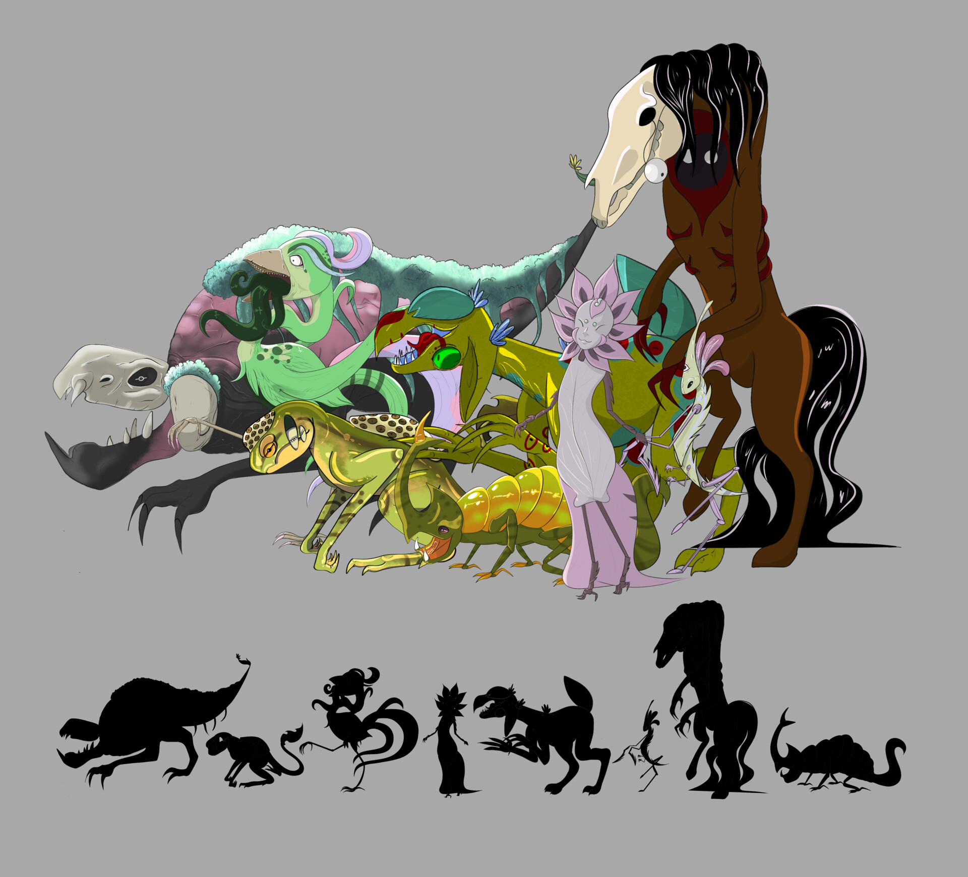 ArtStation - Enemies together