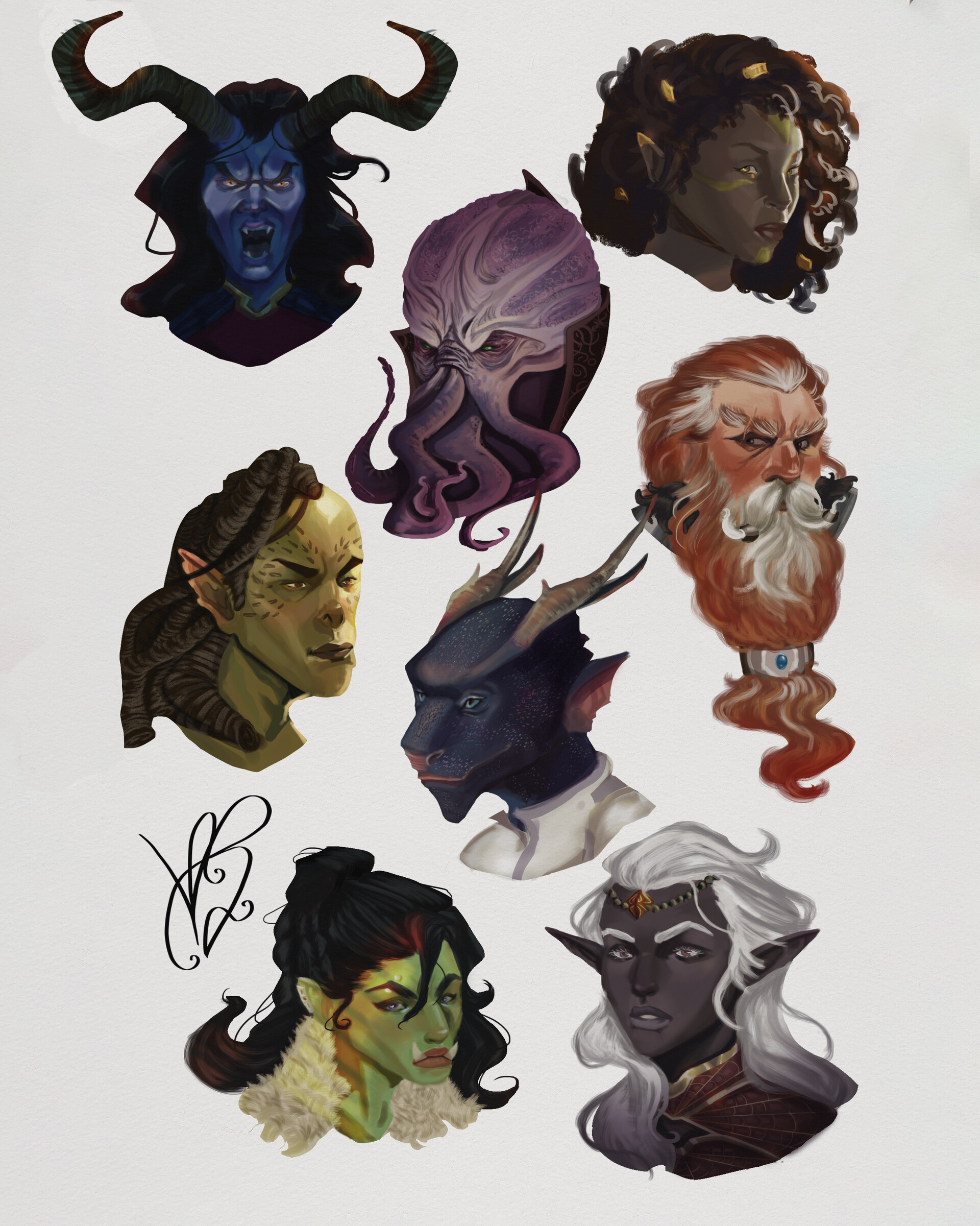 ArtStation - Ideas of Caracthers