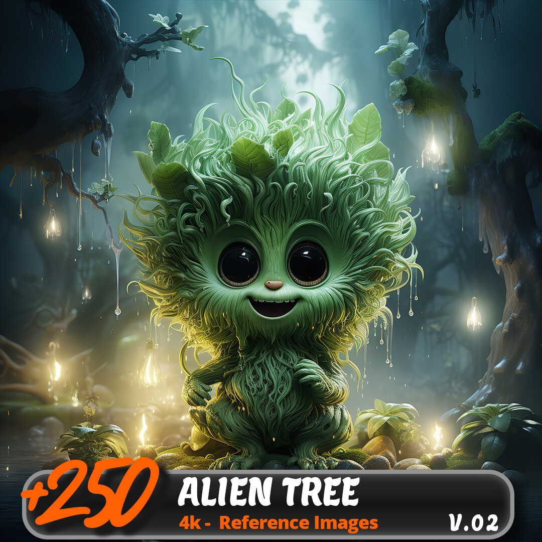 ArtStation - ALIEN TREE VOL.02/ 4K/ Reference Image