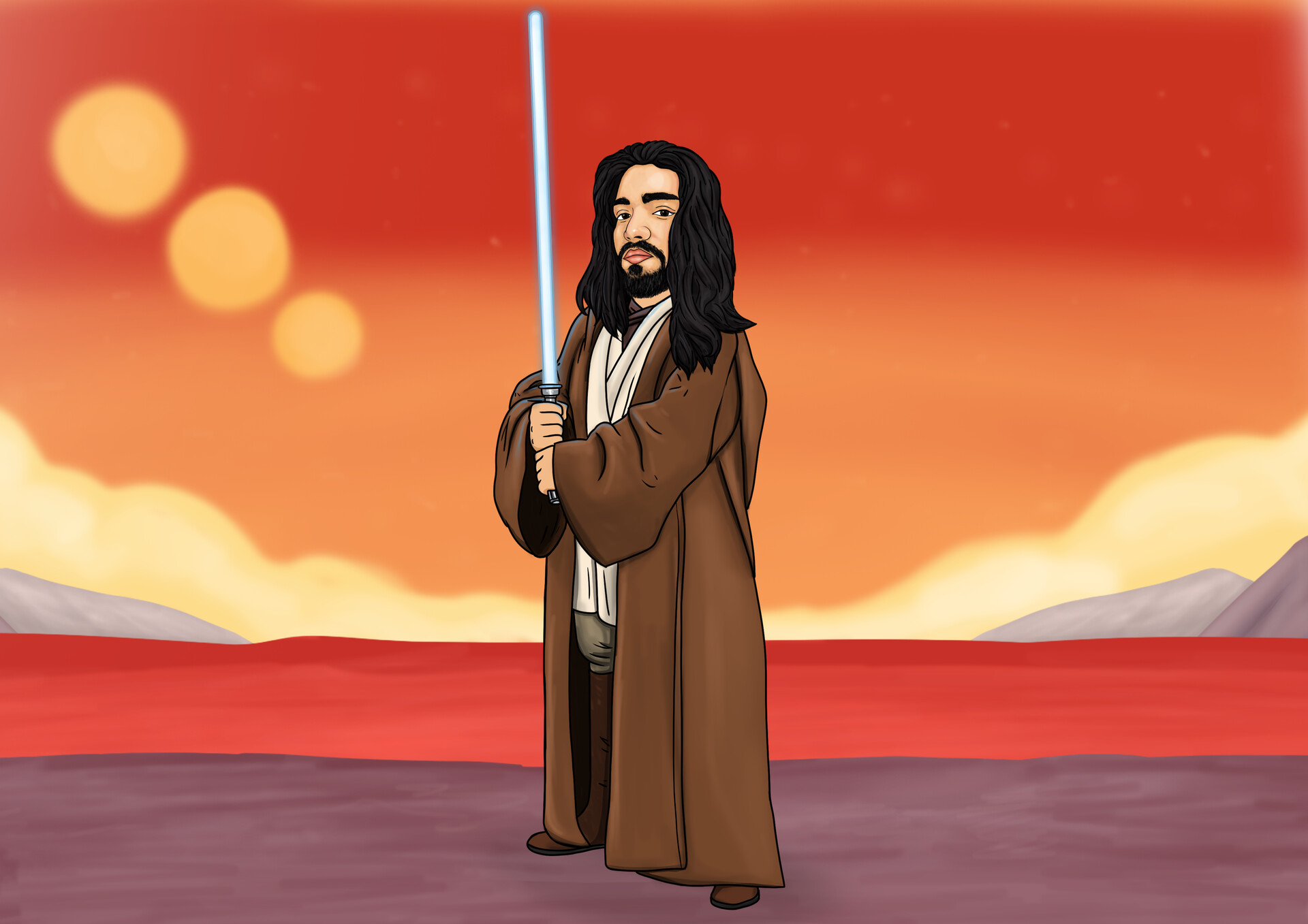 halit büyükyılmaz - Turn me in to Jedi ! Etsy:HalitBArt