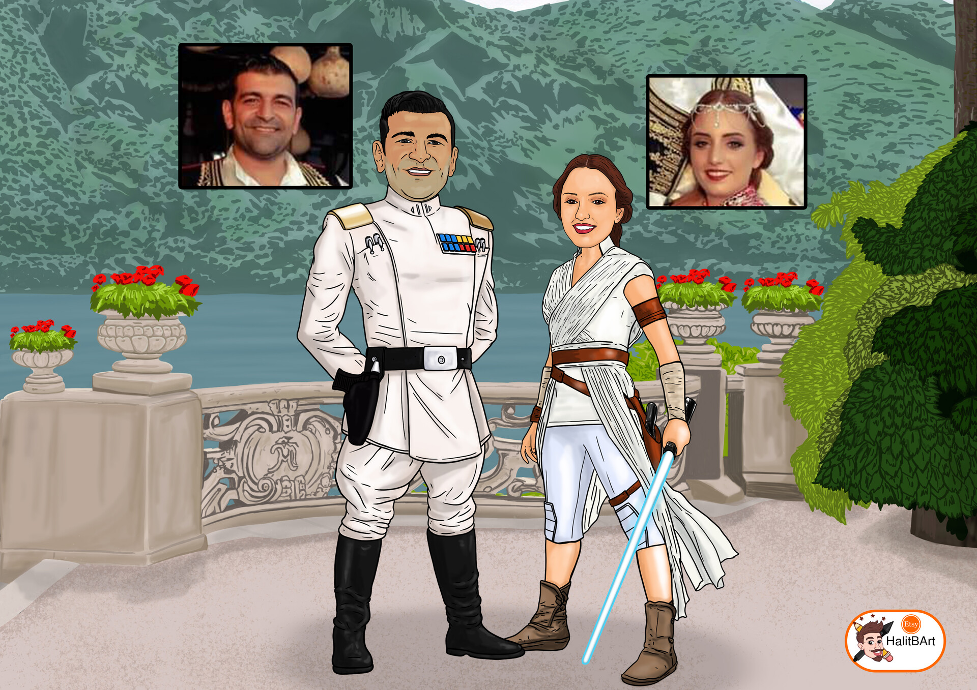 halit büyükyılmaz - Turn me in to Jedi ! Etsy:HalitBArt