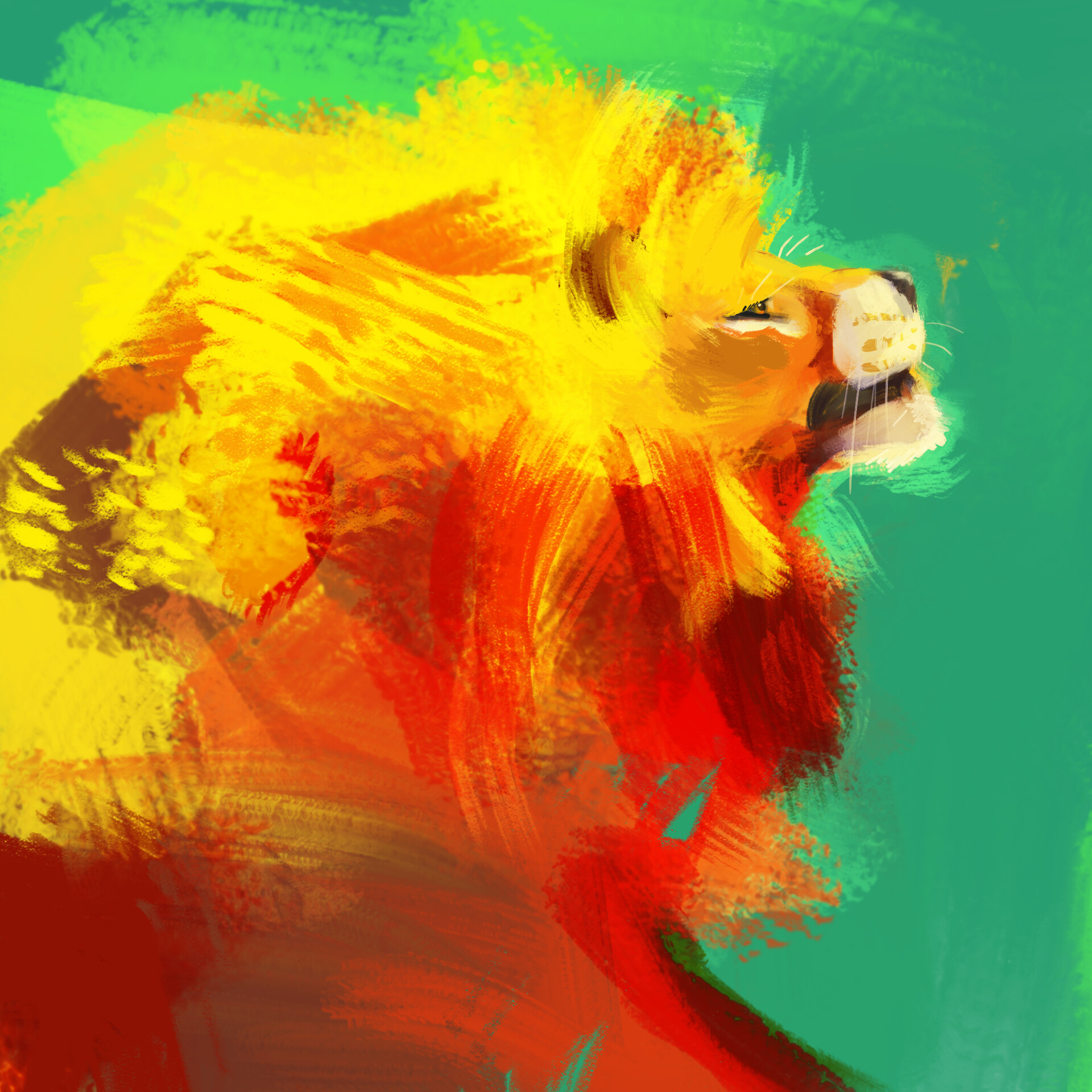 ArtStation - Big Cats Paintings