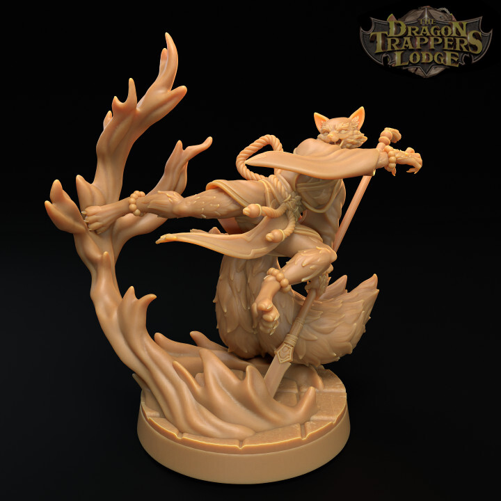 ArtStation - fire-spear Kitsune