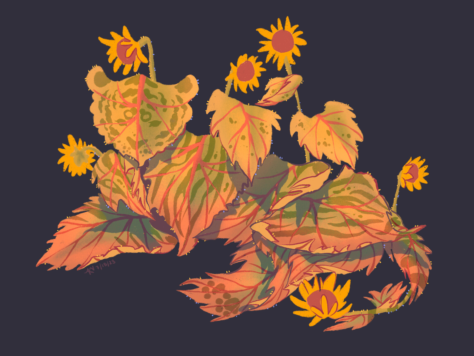 ArtStation - floral fauna