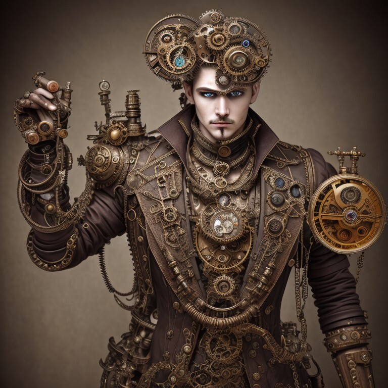 ArtStation - Steampunk God And Goddess (Swipe To See Goddess)