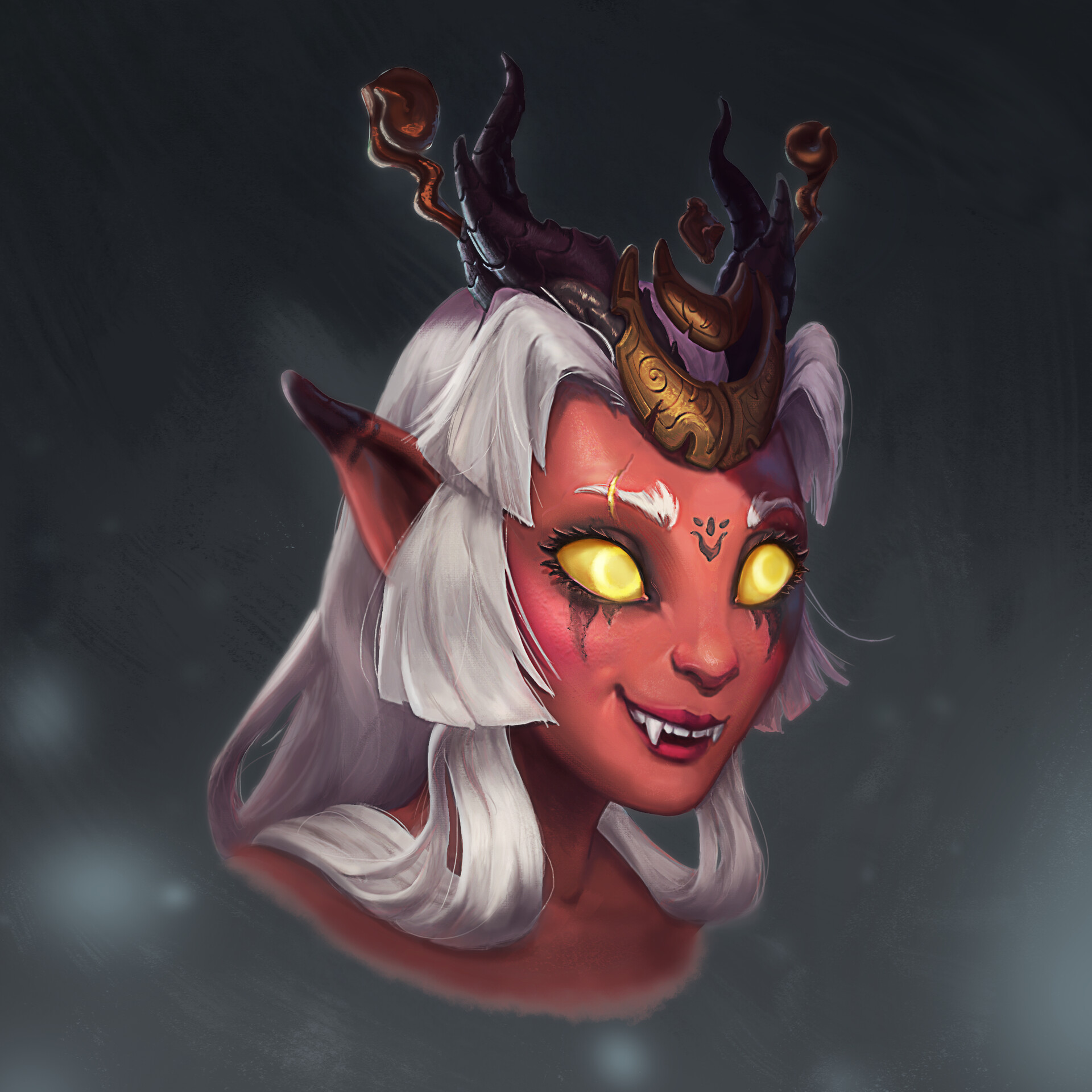 ArtStation - Oni Portrait