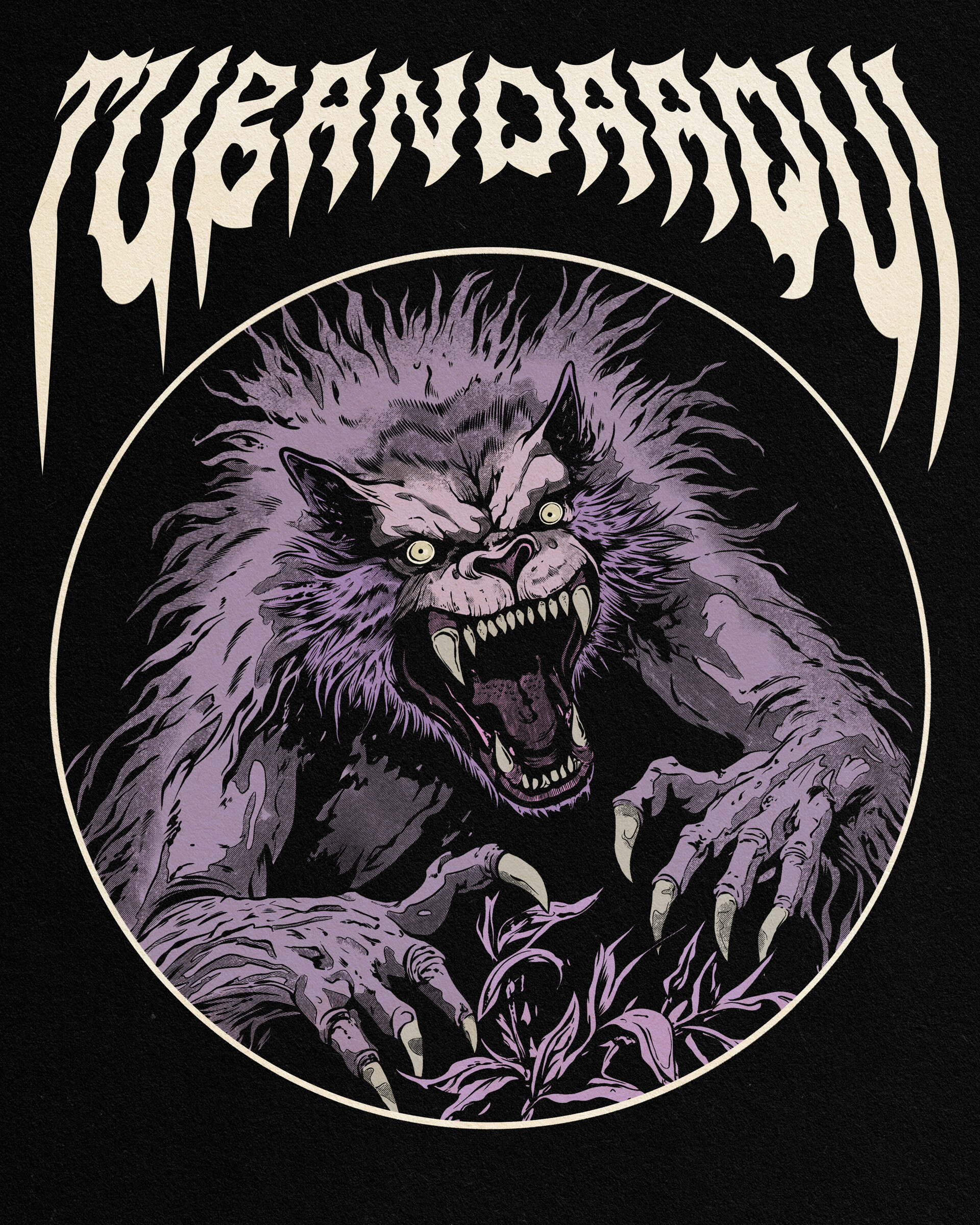 ArtStation - Stoner doom band merch proposal