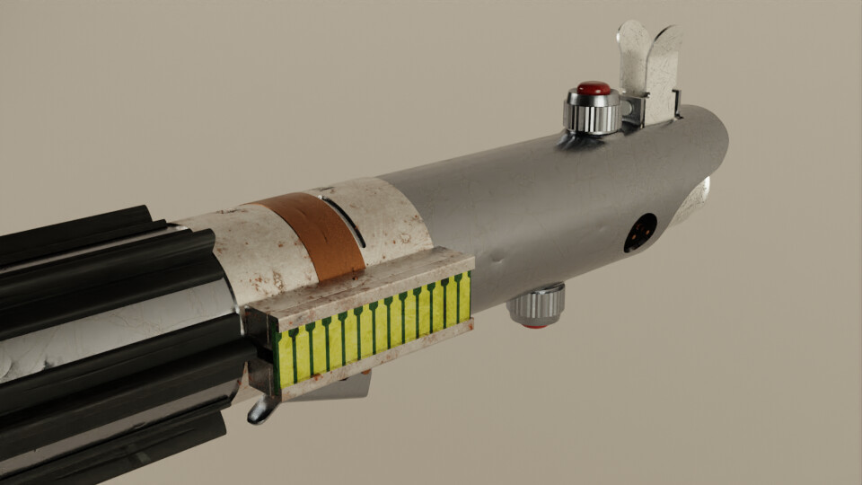 ArtStation - Worn lightsaber (Luke's ESB)