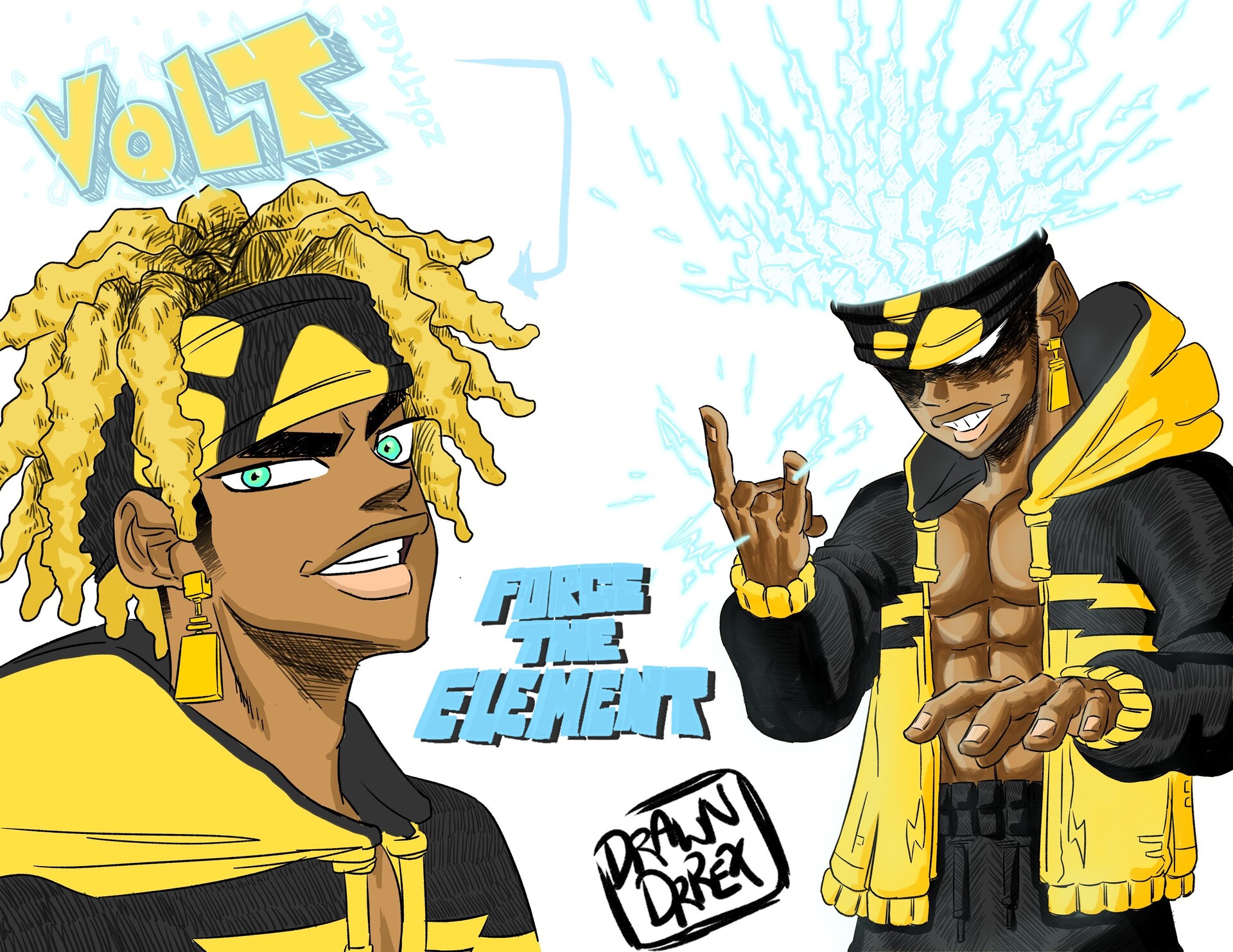 ArtStation - Volt (Marshal) Zoltage Character Sheet