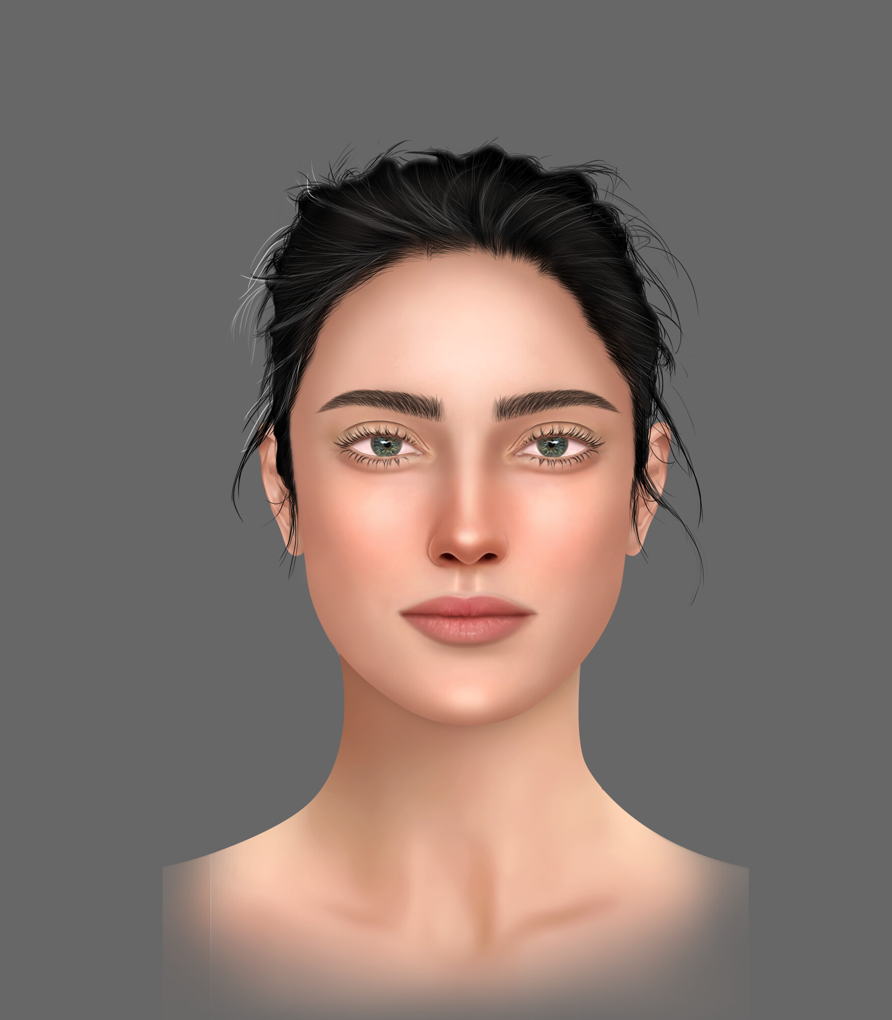 ArtStation - Semi-Realistic 2D Character