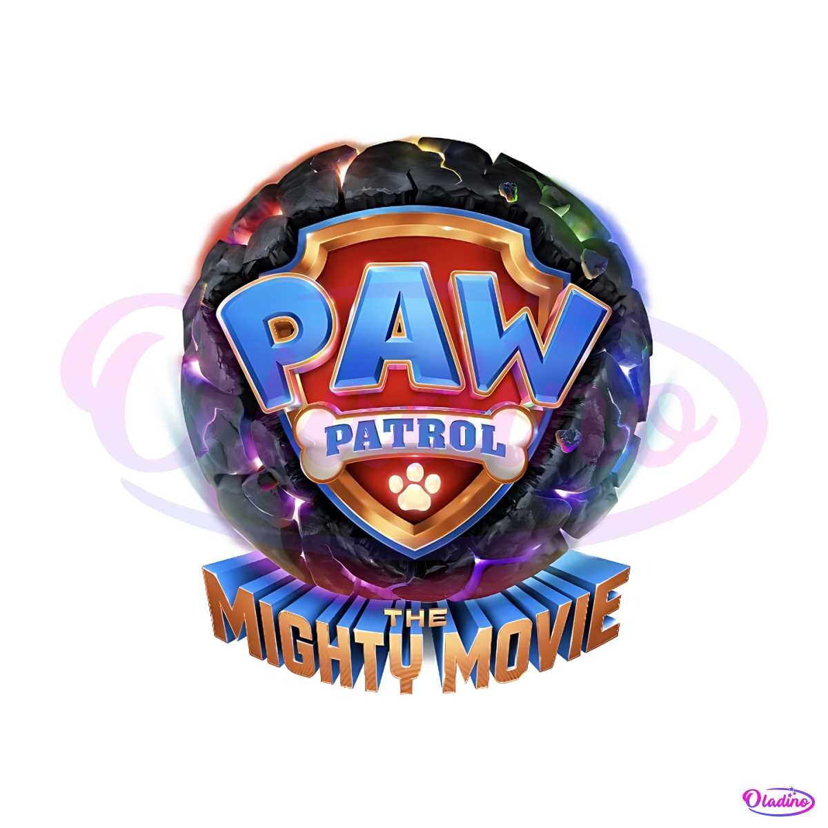 ArtStation - PAW Patrol The Mighty Movie Logo PNG Silhouette File