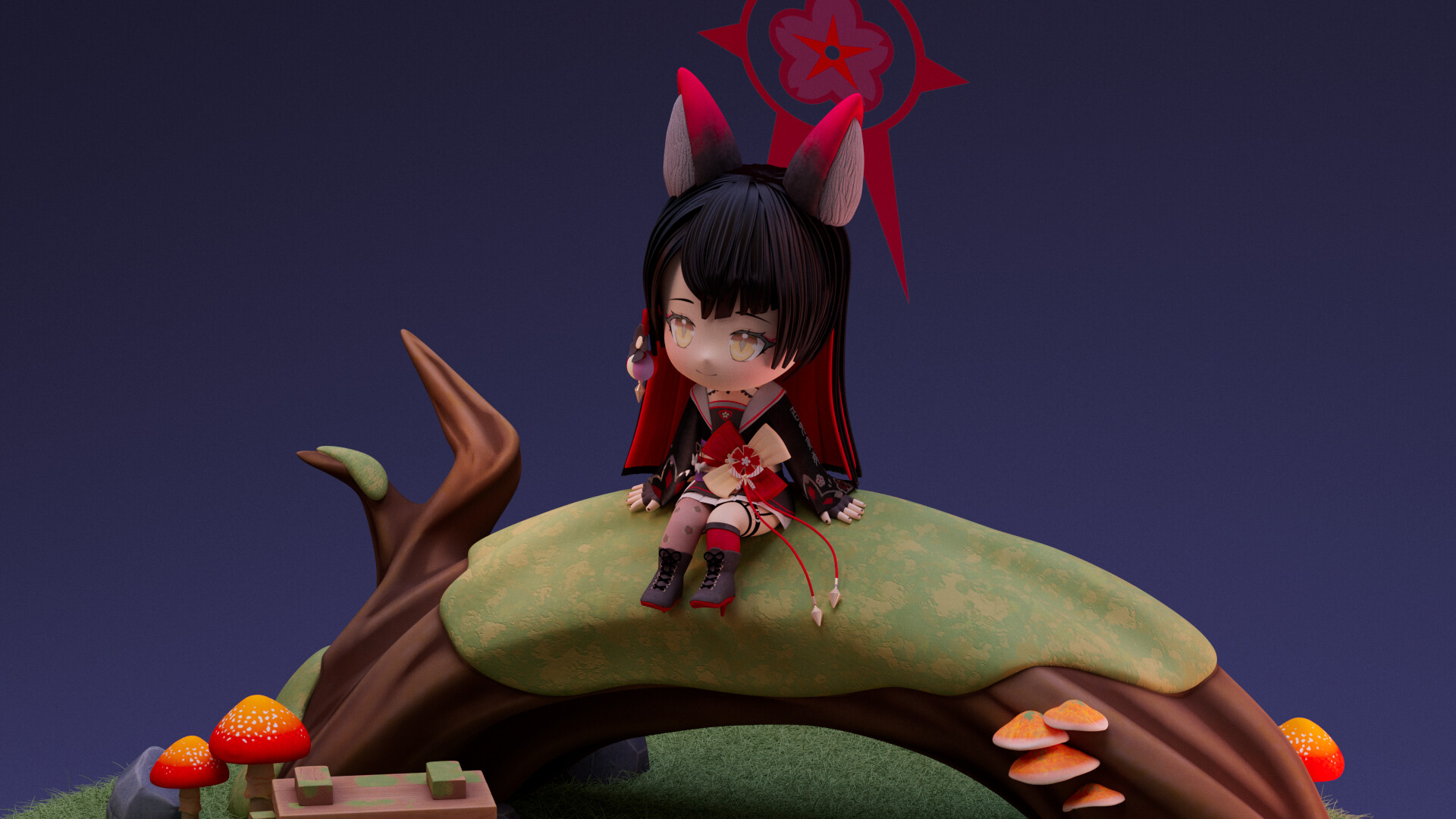 ArtStation - blue archive & props _ kosaka Wakamo