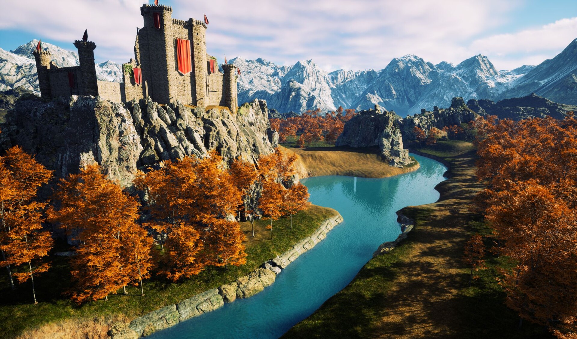 ArtStation - Fantasy Castle