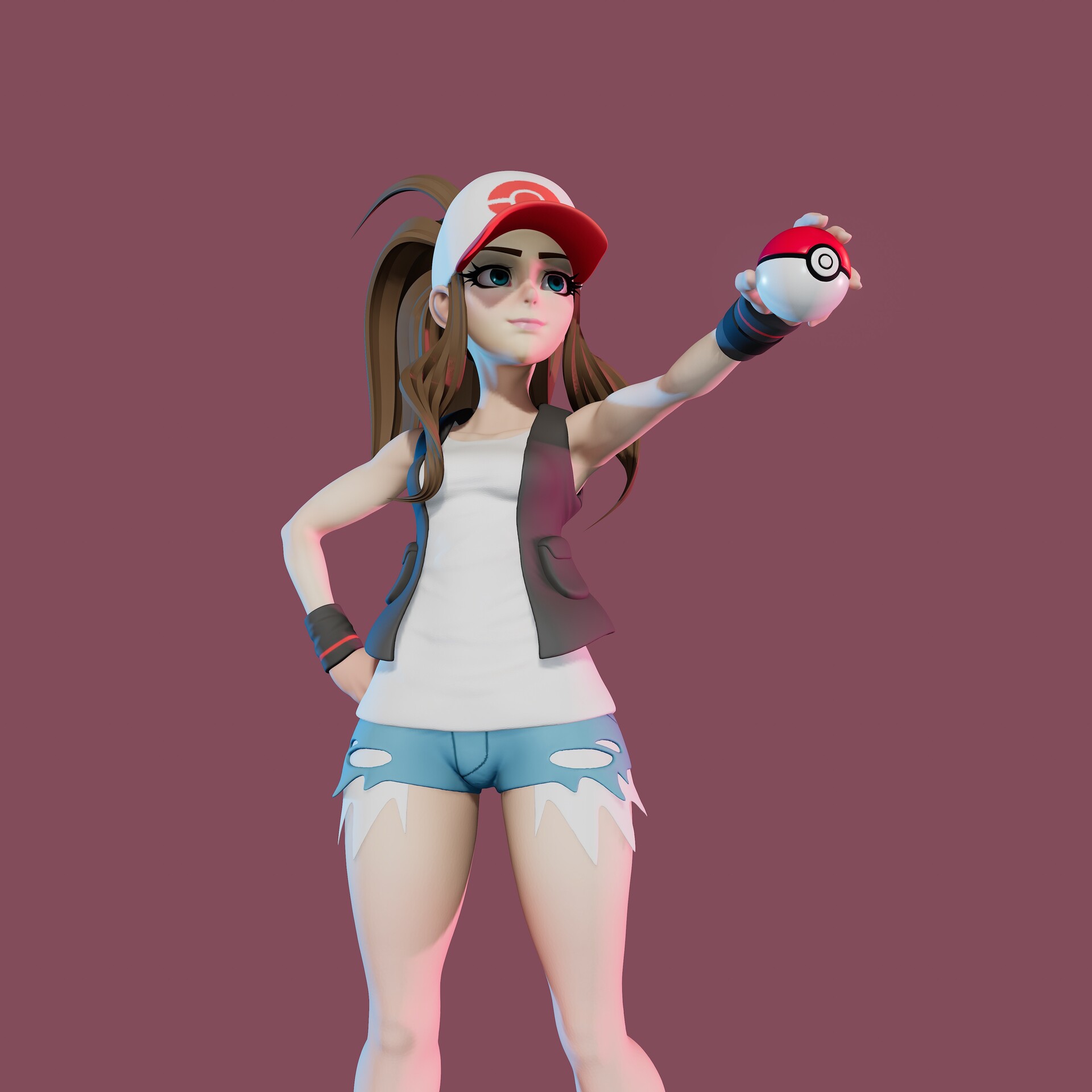 ArtStation - Hilda -pokemon