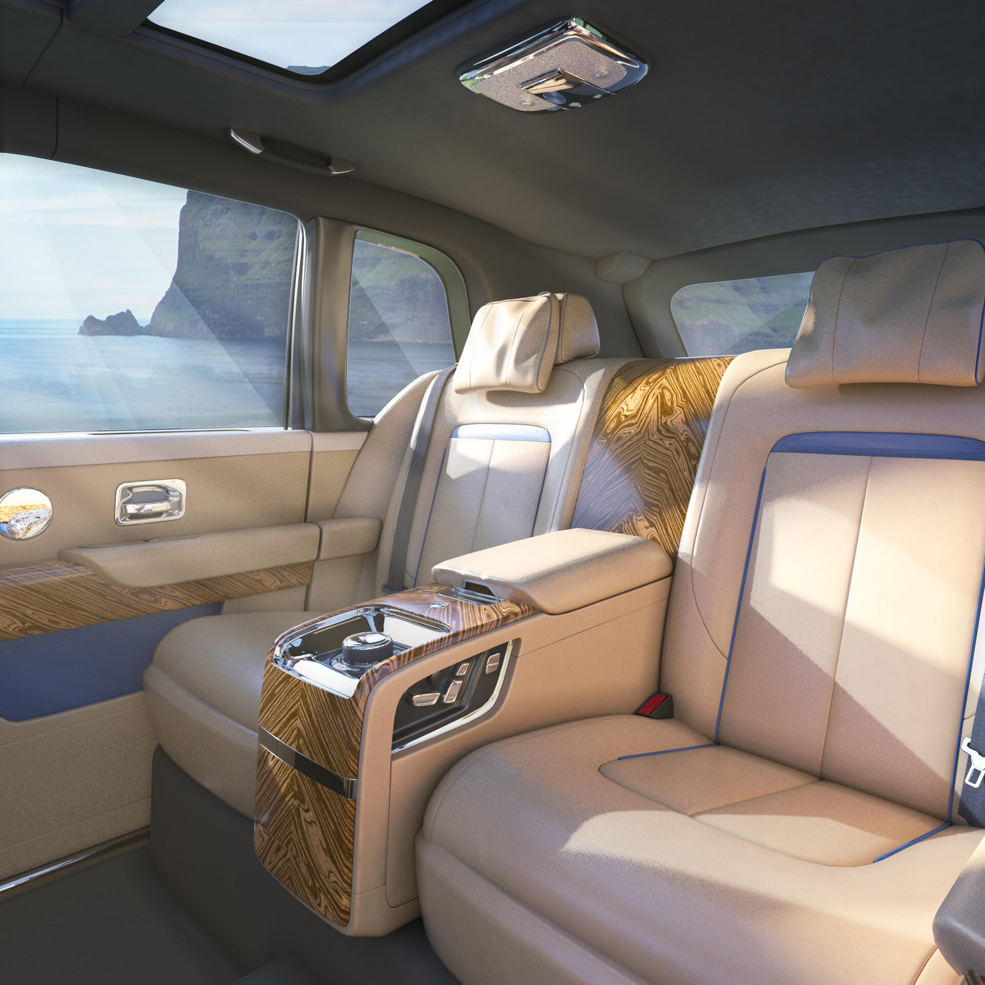 ArtStation - Interior of the car